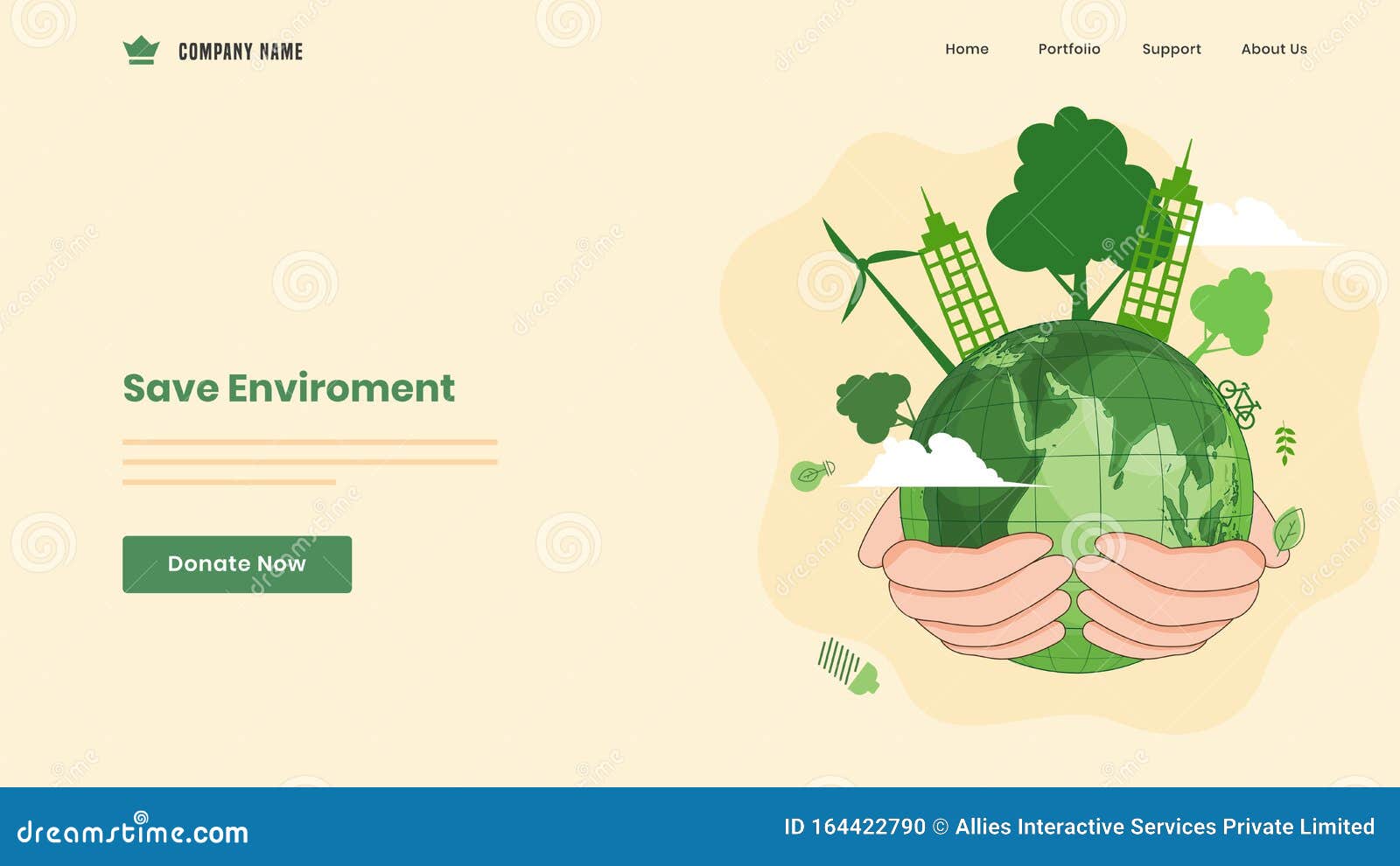 Human Hands Protecting Green Earth Globe for Save Environment Concept ...