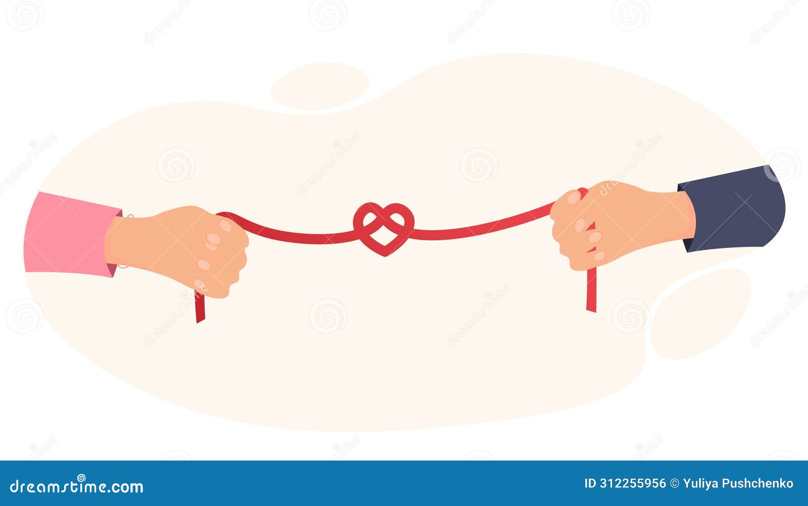 Human Hands Pulling the Rope, Family Relationship Concept, Solving the ...