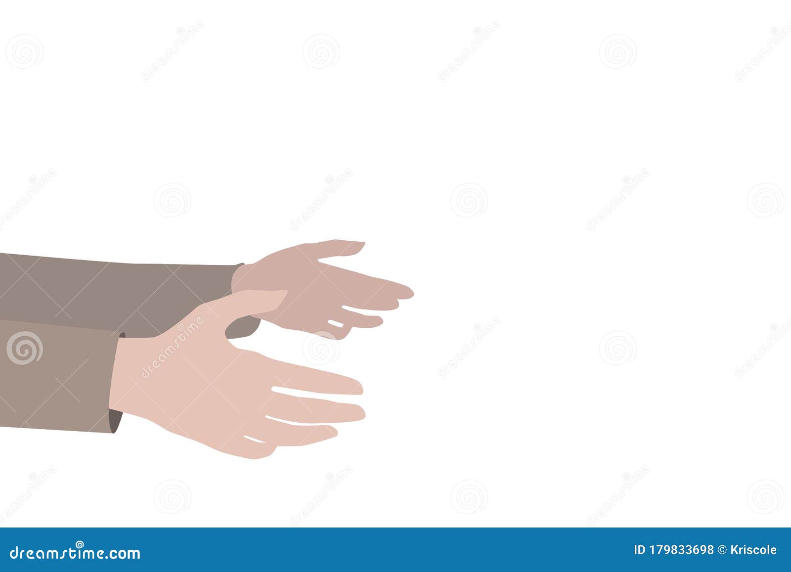 Human Hands Reach Forward To Take Something, Copy Space Space for Your ...
