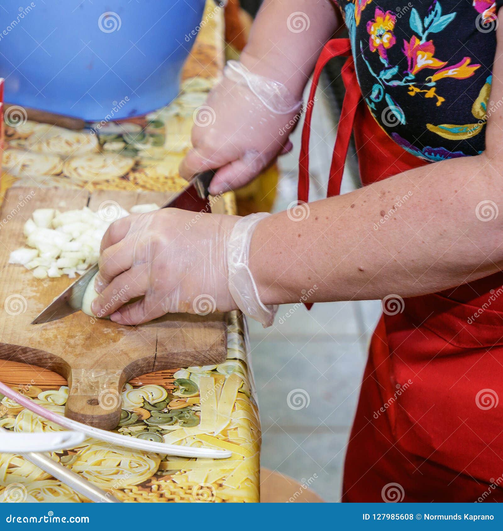 Human Hands Ready for Cooking Stock Photo - Image of decorate, apples ...