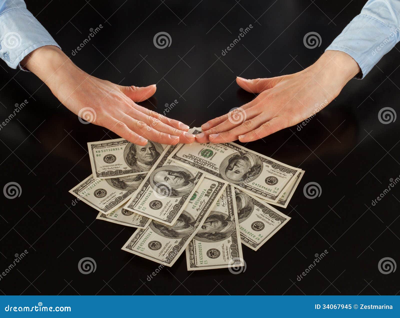 Human Hands Rejecting of Money Stock Image - Image of offer, hand: 34067945