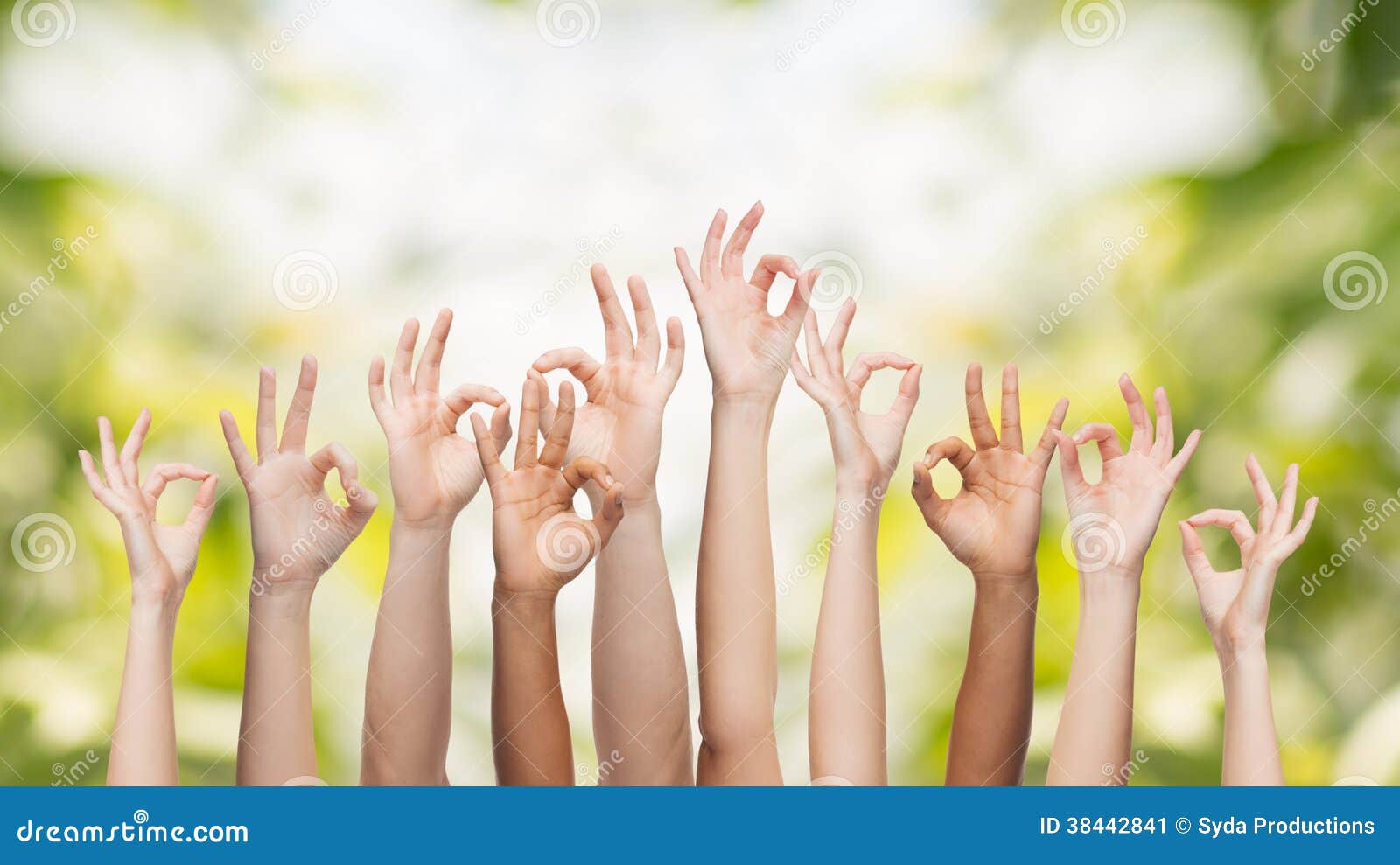 Human Hands Showing Ok Sign Stock Image - Image of gesturing, approve ...
