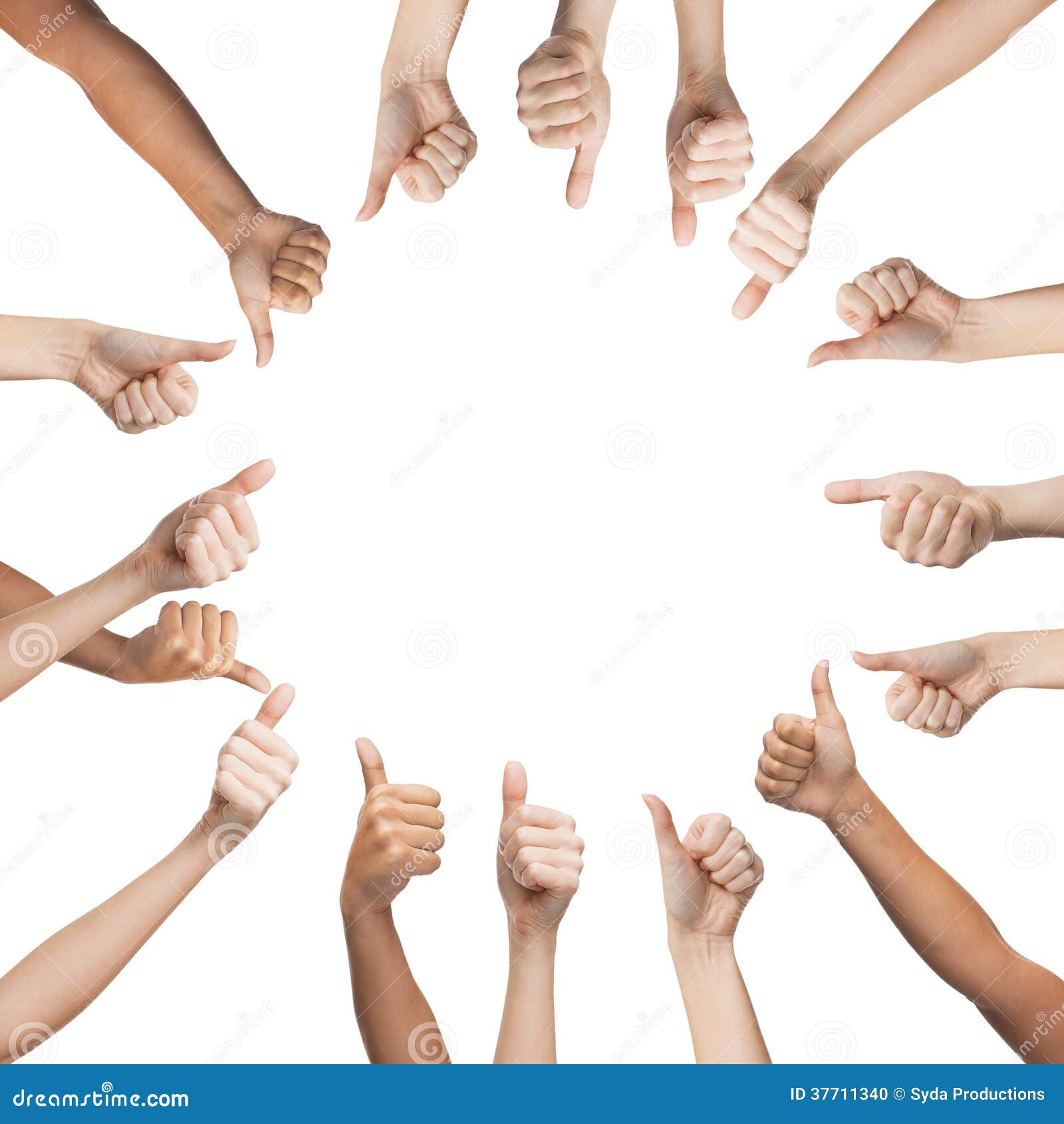 Human Hands Showing Thumbs Up in Circle Stock Photo - Image of human ...