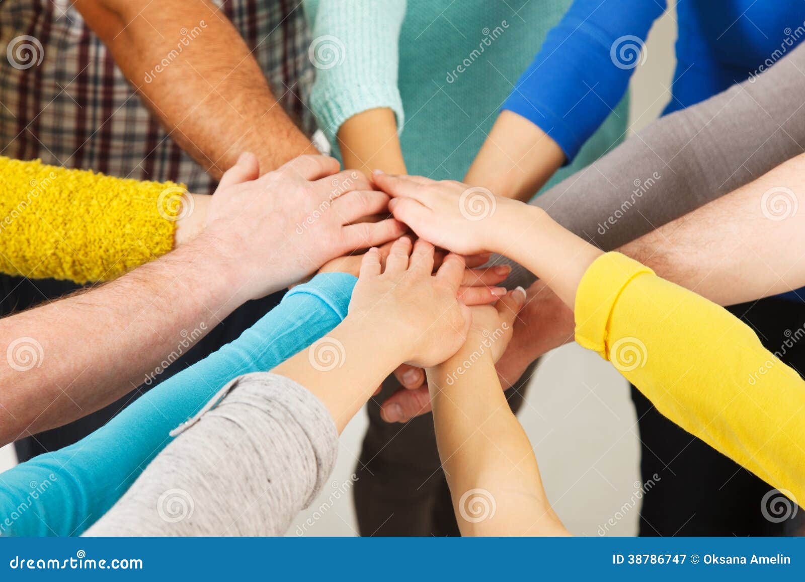 Human hands showing unity stock image. Image of friendship - 38786747