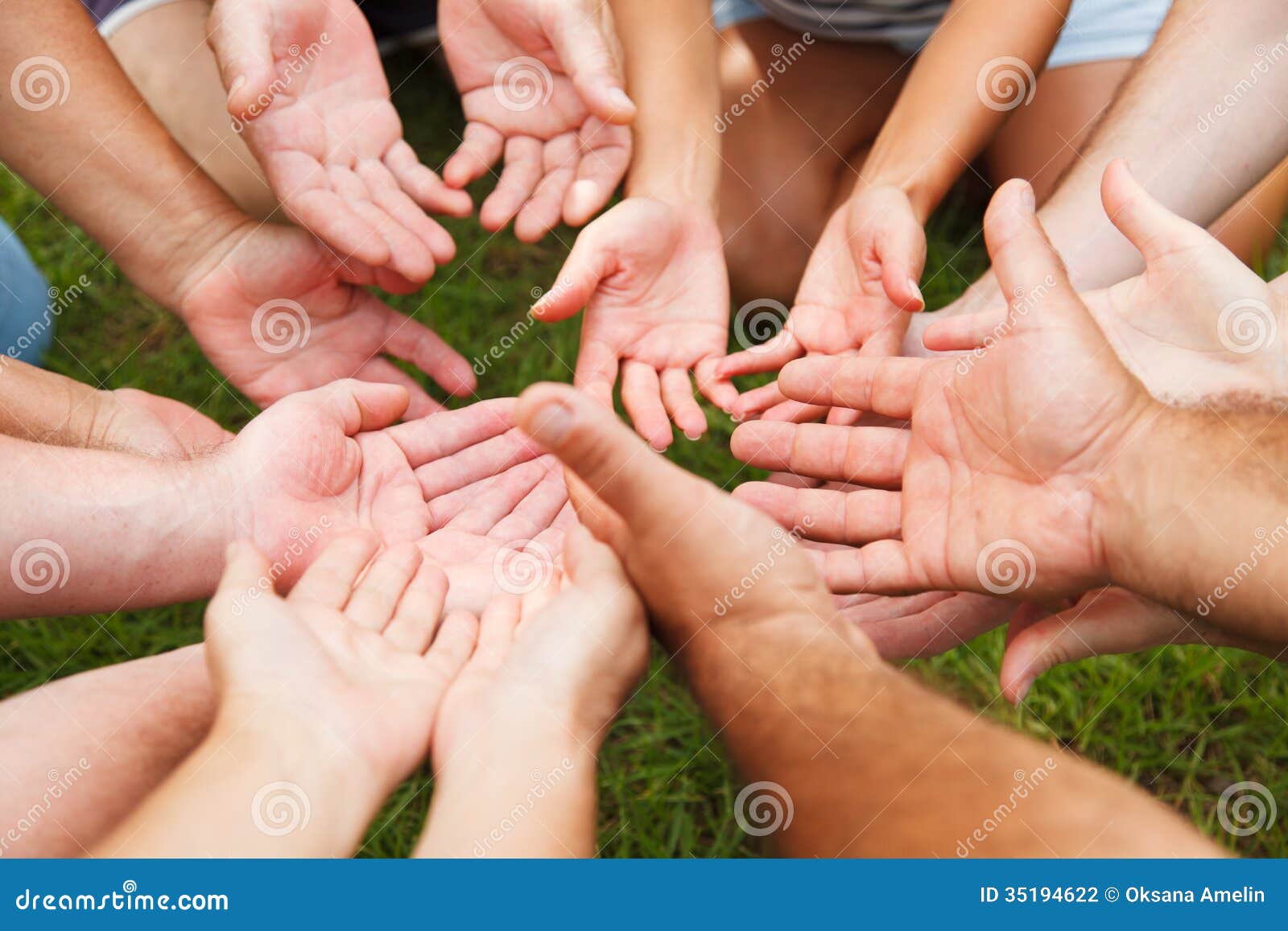Human hands showing unity stock photo. Image of people - 35194622
