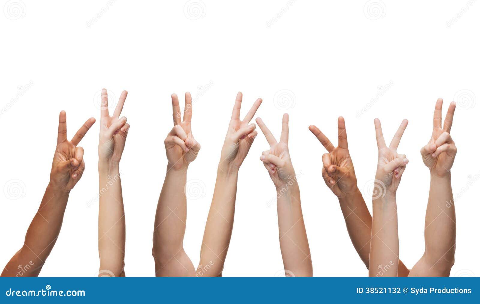 Human hands showing v-sign stock photo. Image of people - 38521132