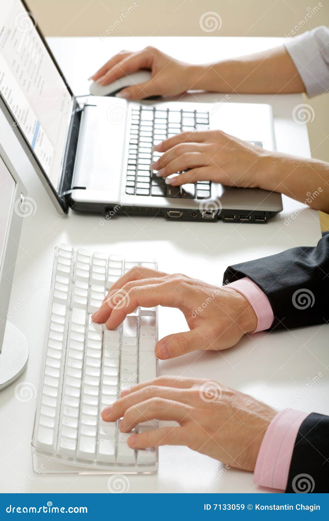 Human Hands Typing Human Hands Typing Stock Image - Image of peripheral ...