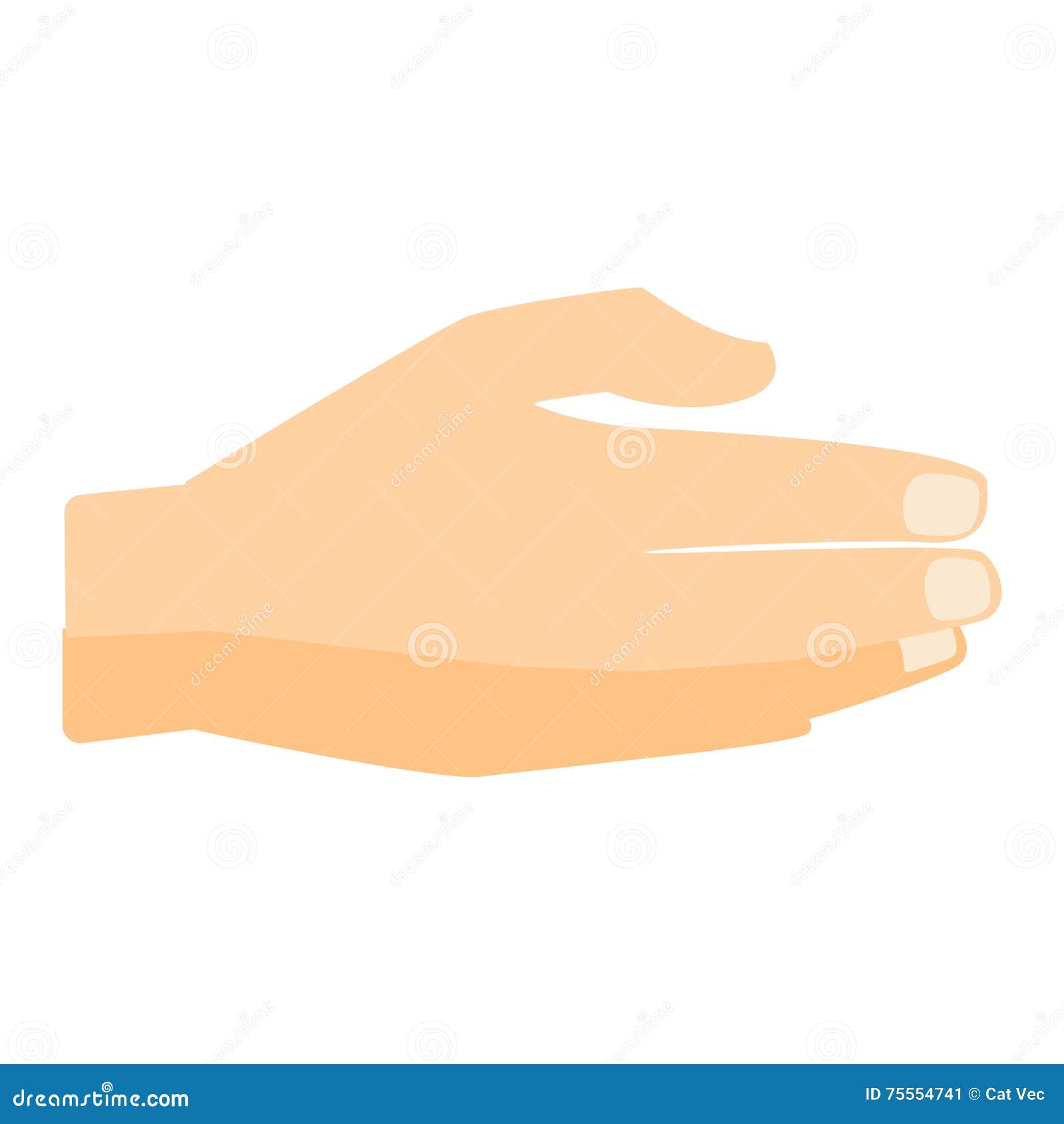 Human Hands Vector Illustration. Stock Vector - Illustration of design ...