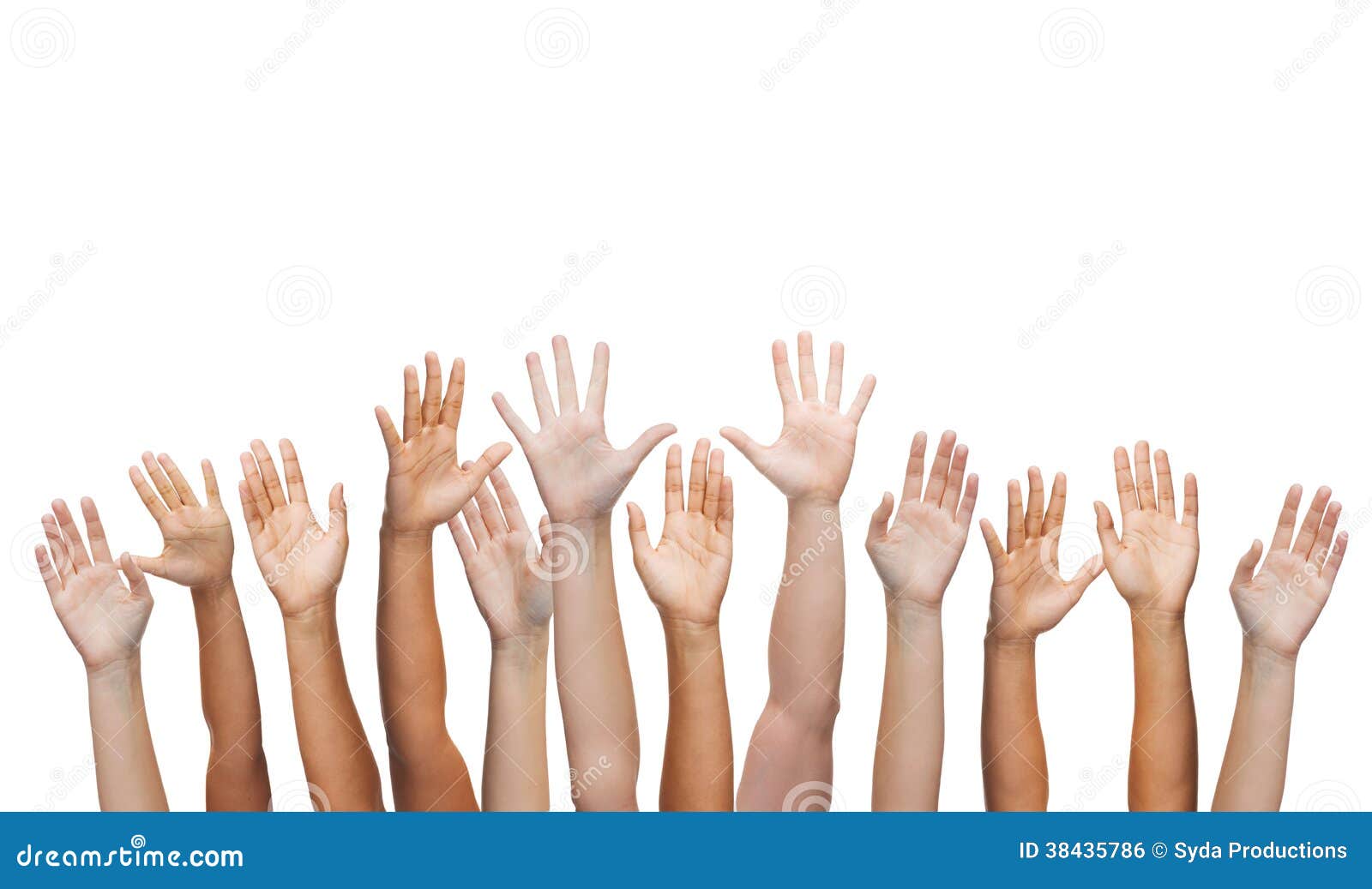 Human hands waving hands stock photo. Image of parts - 38435786