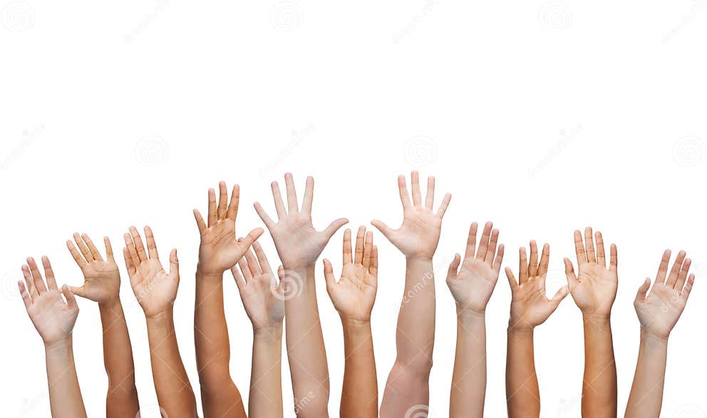 Human hands waving hands stock photo. Image of parts - 38435786