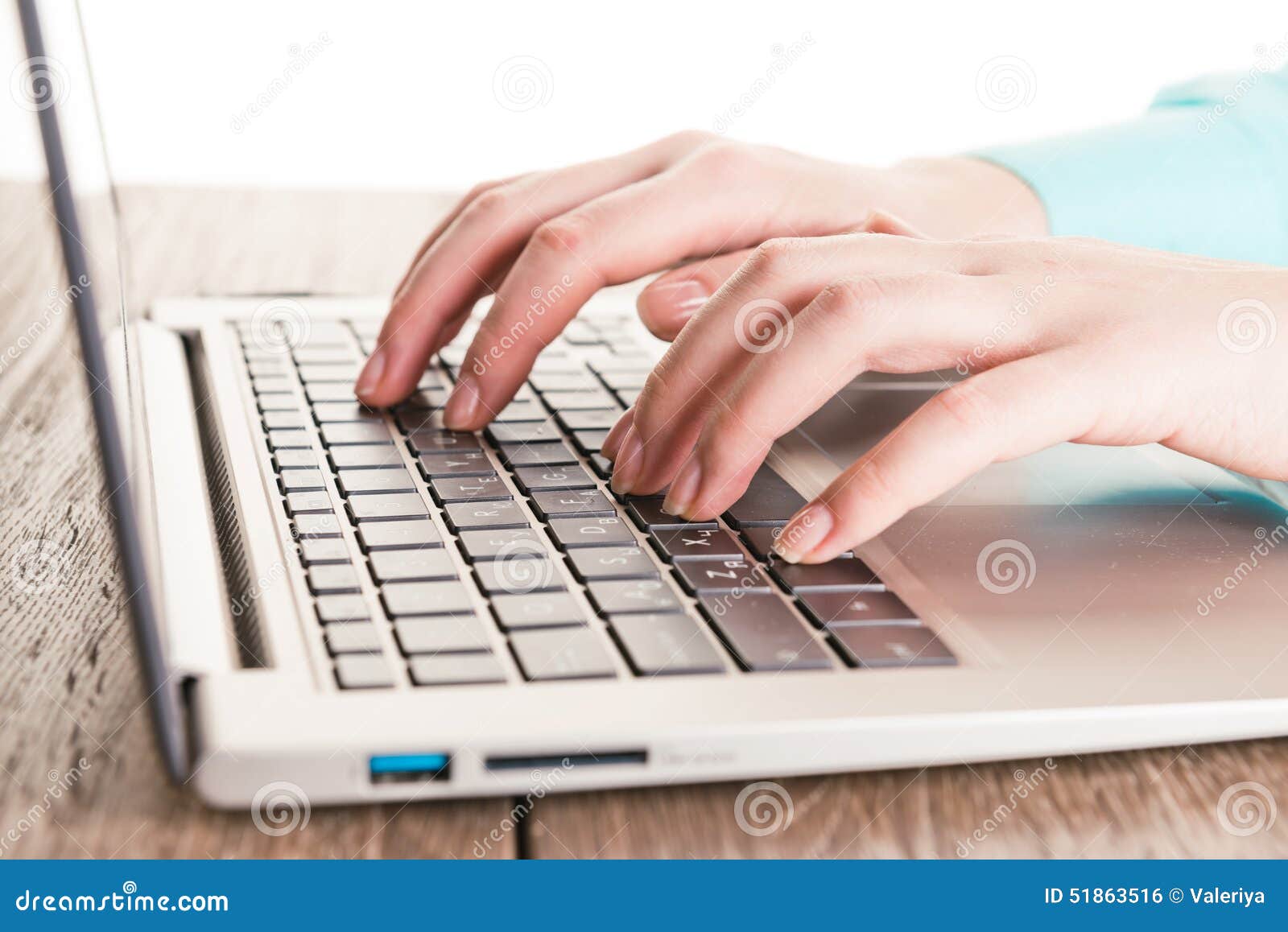 Human Hands Working on Laptop Stock Photo - Image of internet, collar ...