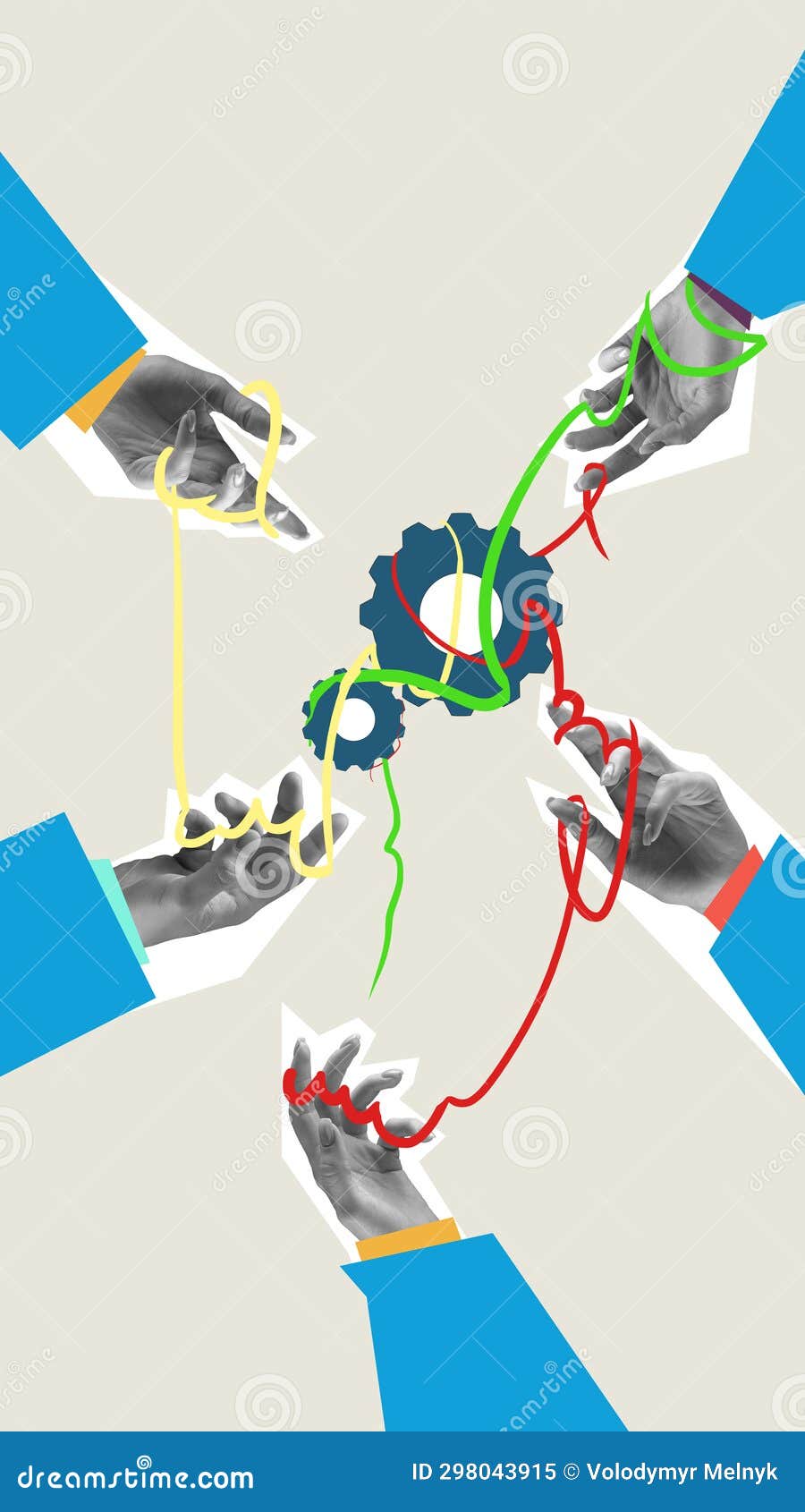 Human Hands Working Together, Fixing Problems and Mistakes in Projects ...