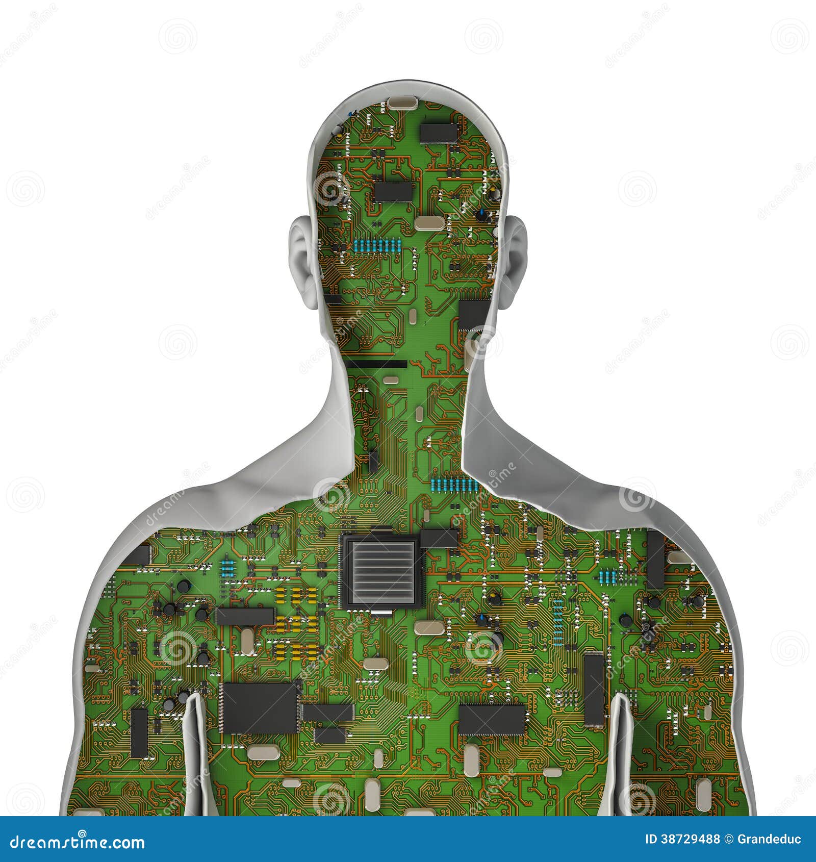 Human hardware stock illustration. Illustration of creative - 38729488