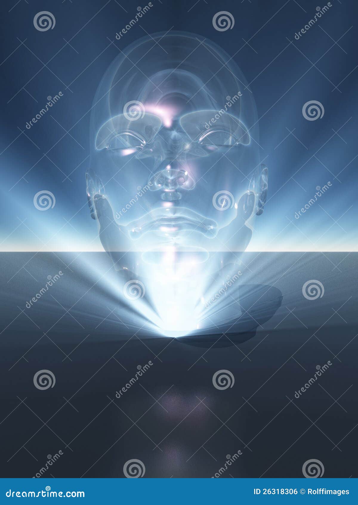 Human head stock illustration. Illustration of communicating - 26318306