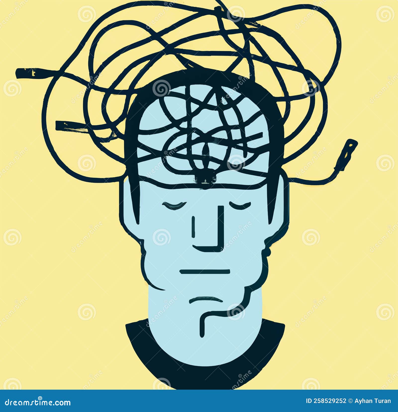 Confusion And Human Mind - Pictured As Word Confusion Inside A Head To ...