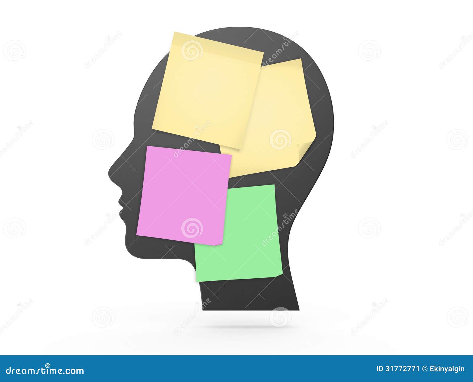 Sticky Posts Holder Royalty-Free Stock Photo | CartoonDealer.com #31774107