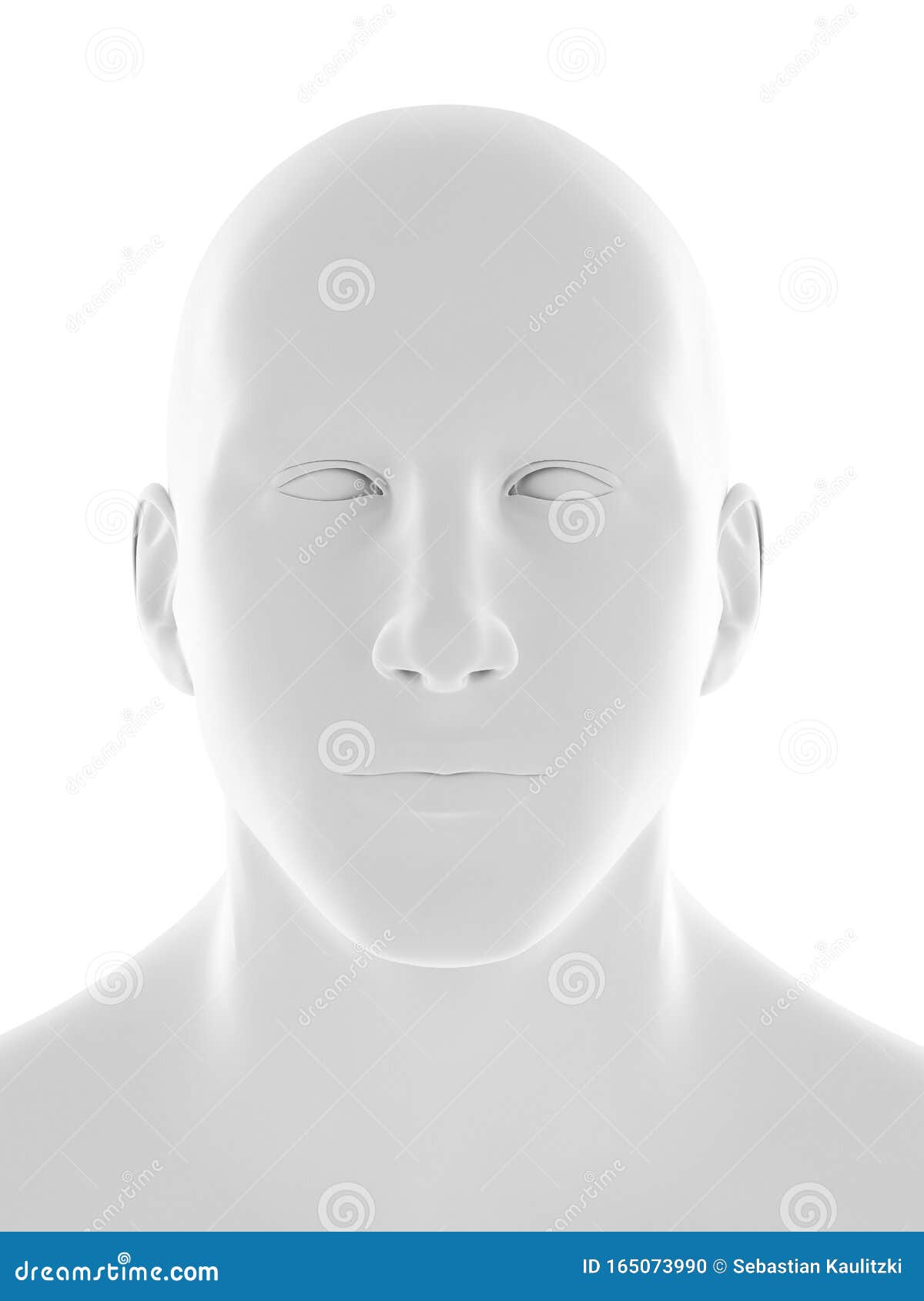 The human head stock illustration. Illustration of graphic - 165073990