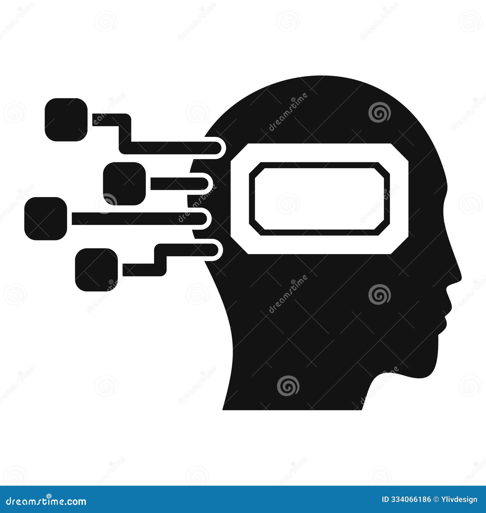 Electronic Microchip Icon Representing Semiconductor Manufacturing ...