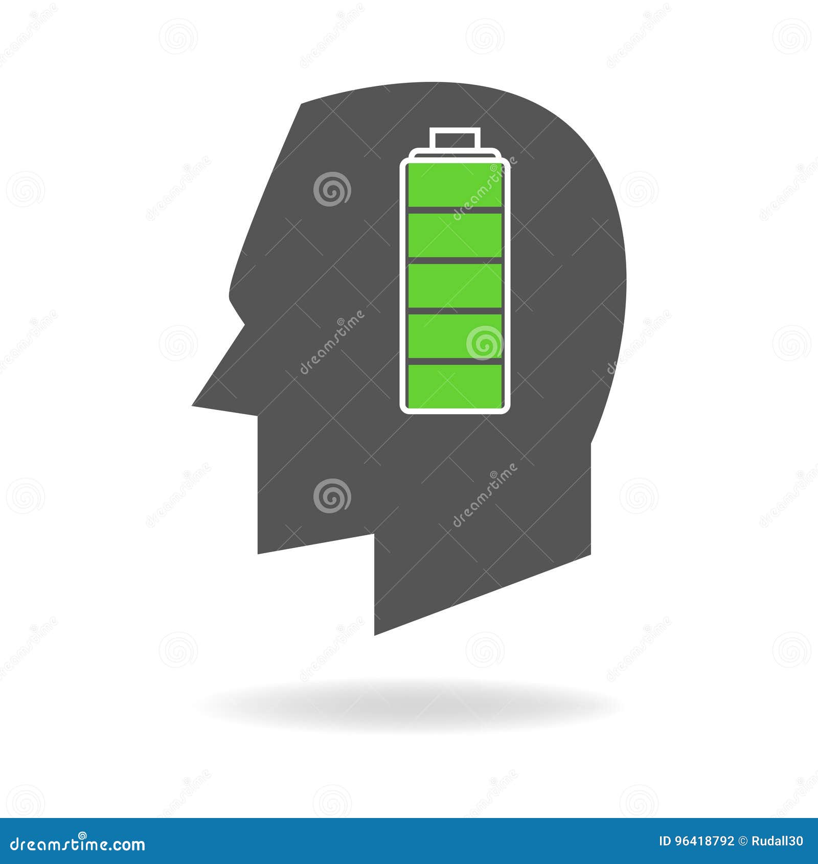 Human Battery Infographics Cartoon Vector | CartoonDealer.com #38931143