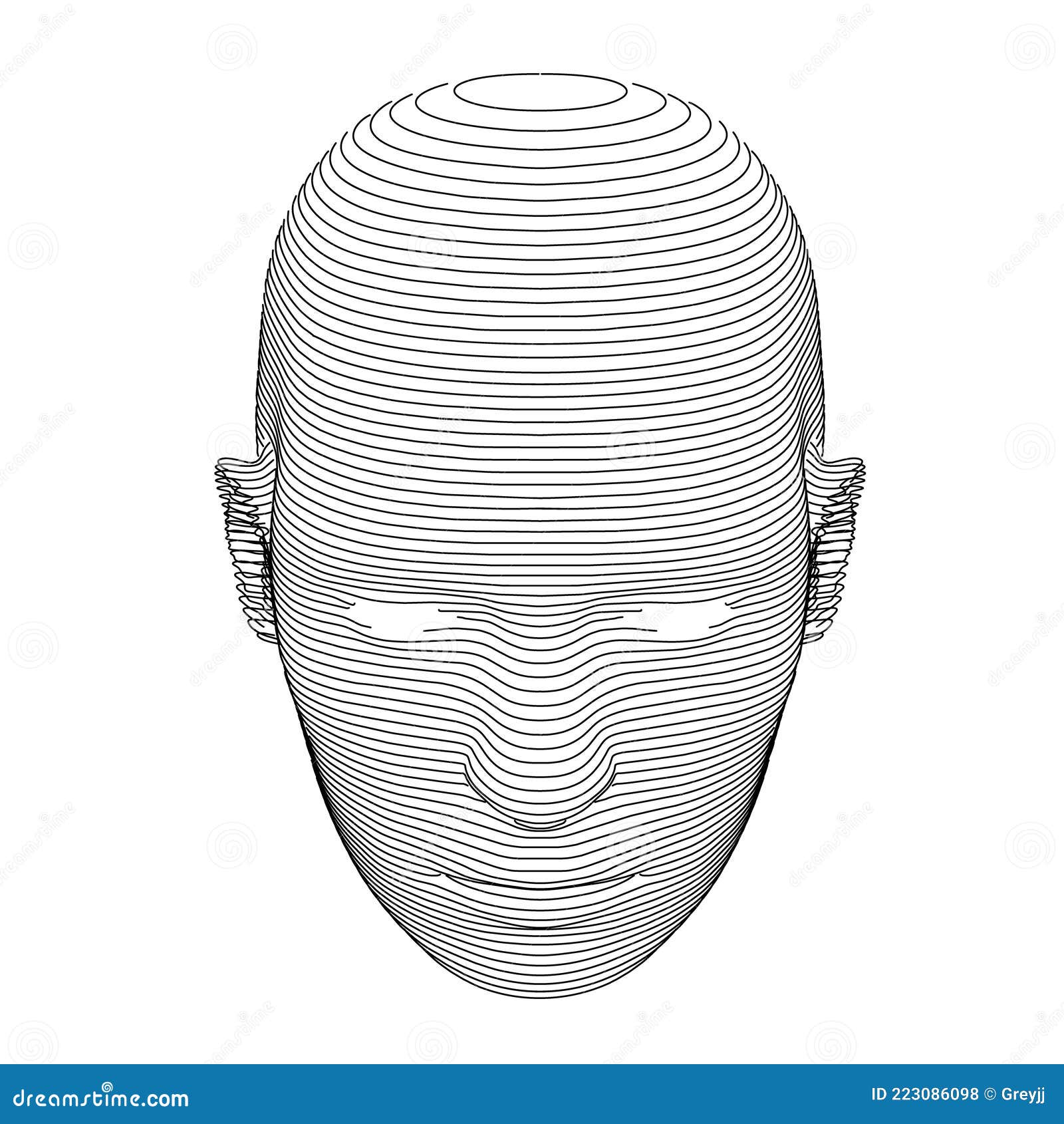 Human Face Front View