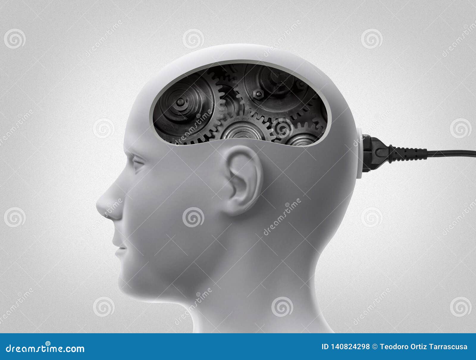 Mechanical Human Body Parts Isolated Stock Image | CartoonDealer.com ...