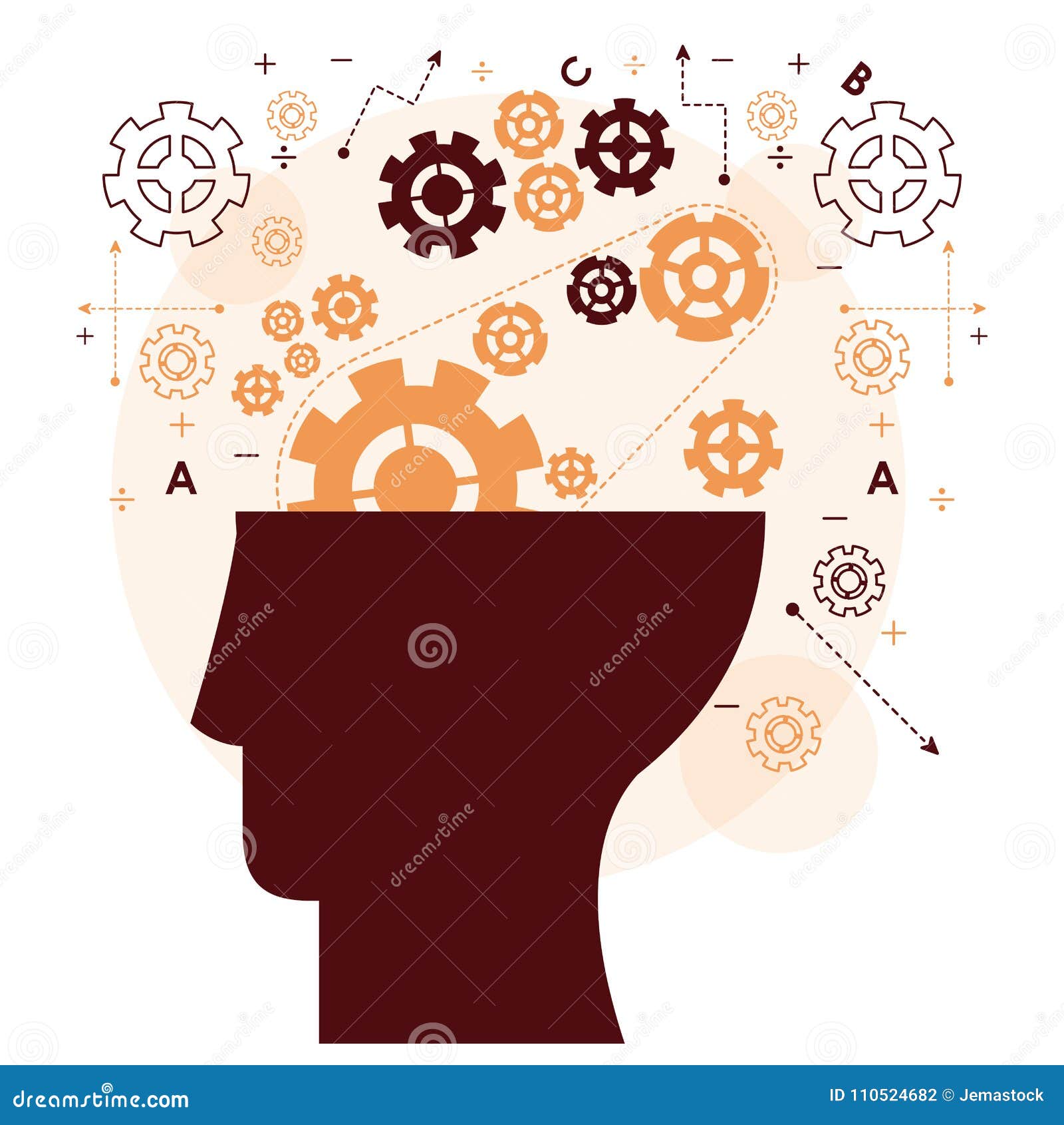 Mentality And Human Mind - Pictured As Word Mentality Inside A Head To ...