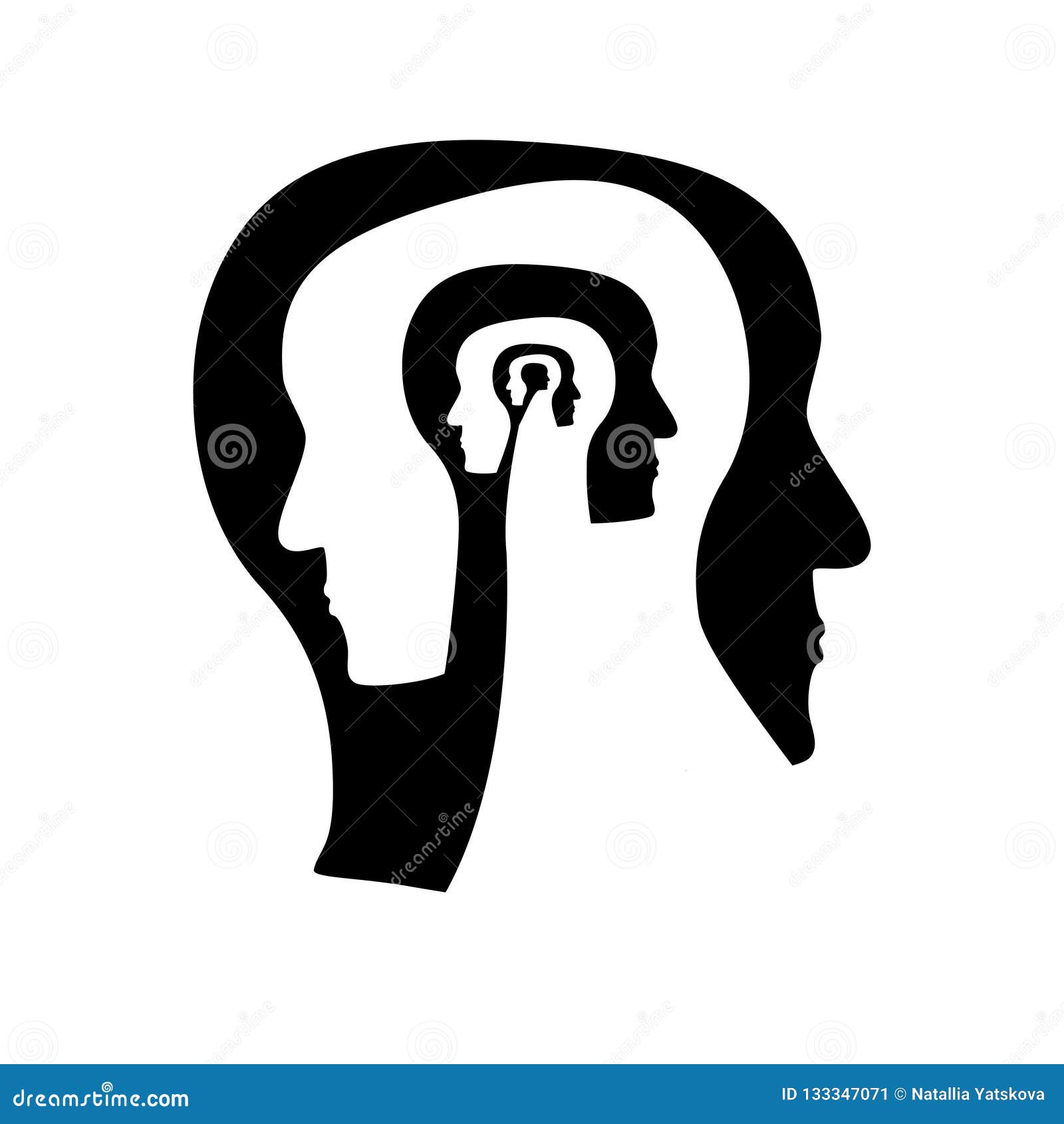 Complexity And Human Mind - Pictured As Word Complexity Inside A Head ...