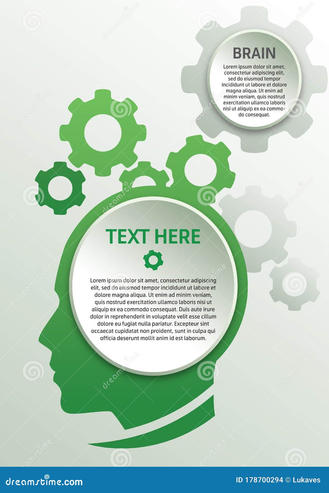 Head process design stock vector. Illustration of booklet - 178700294