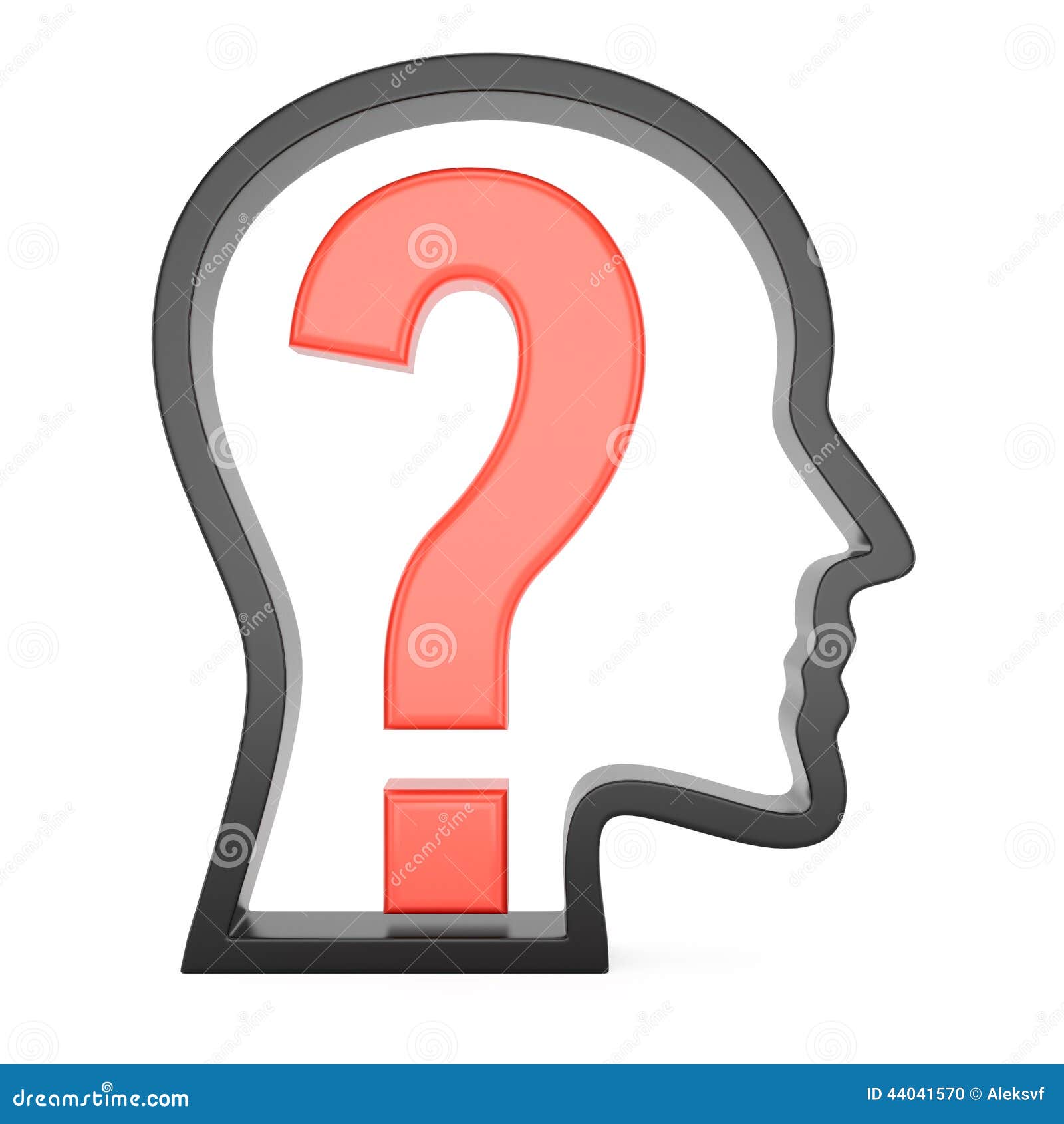 Human Head Profile With Question Mark Royalty-Free Stock Image ... Human Head Profile With Question Mark Royalty-Free Stock Image ...