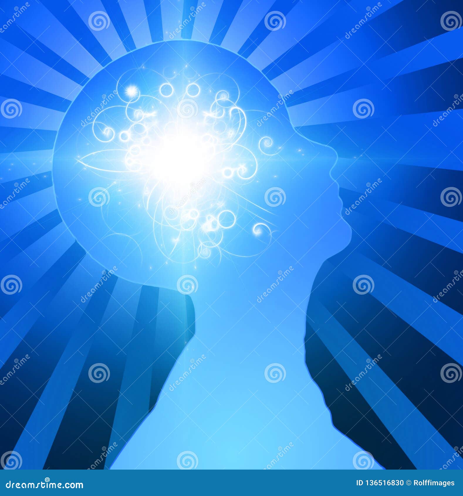 Mind Power stock illustration. Illustration of brainstorm - 136516830