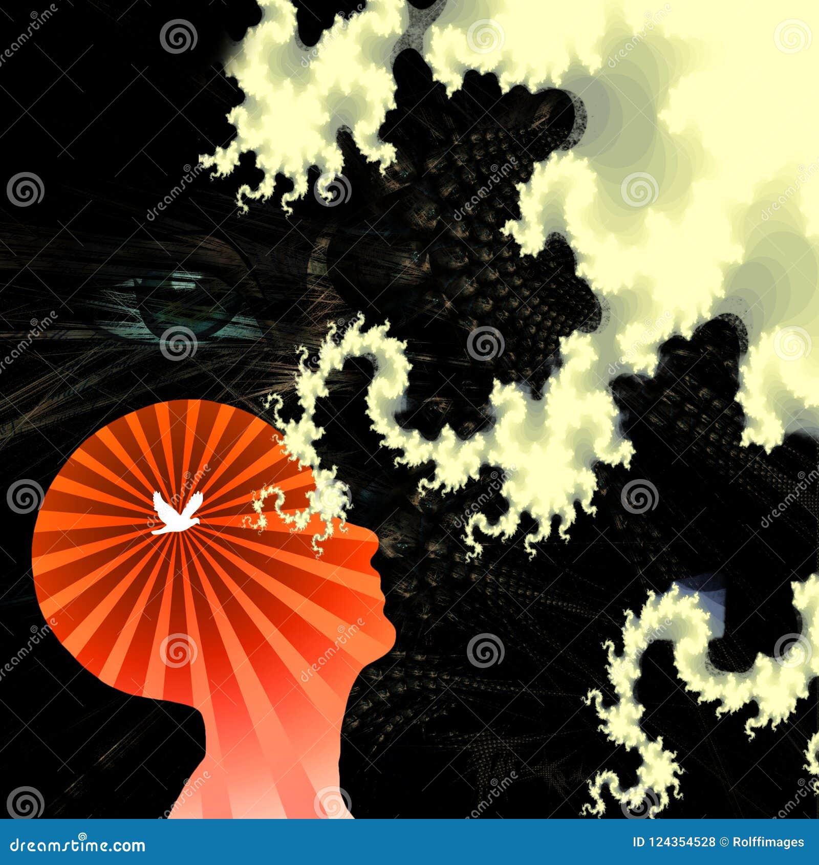 Subliminal In Human Brain Royalty-Free Stock Image | CartoonDealer.com ...