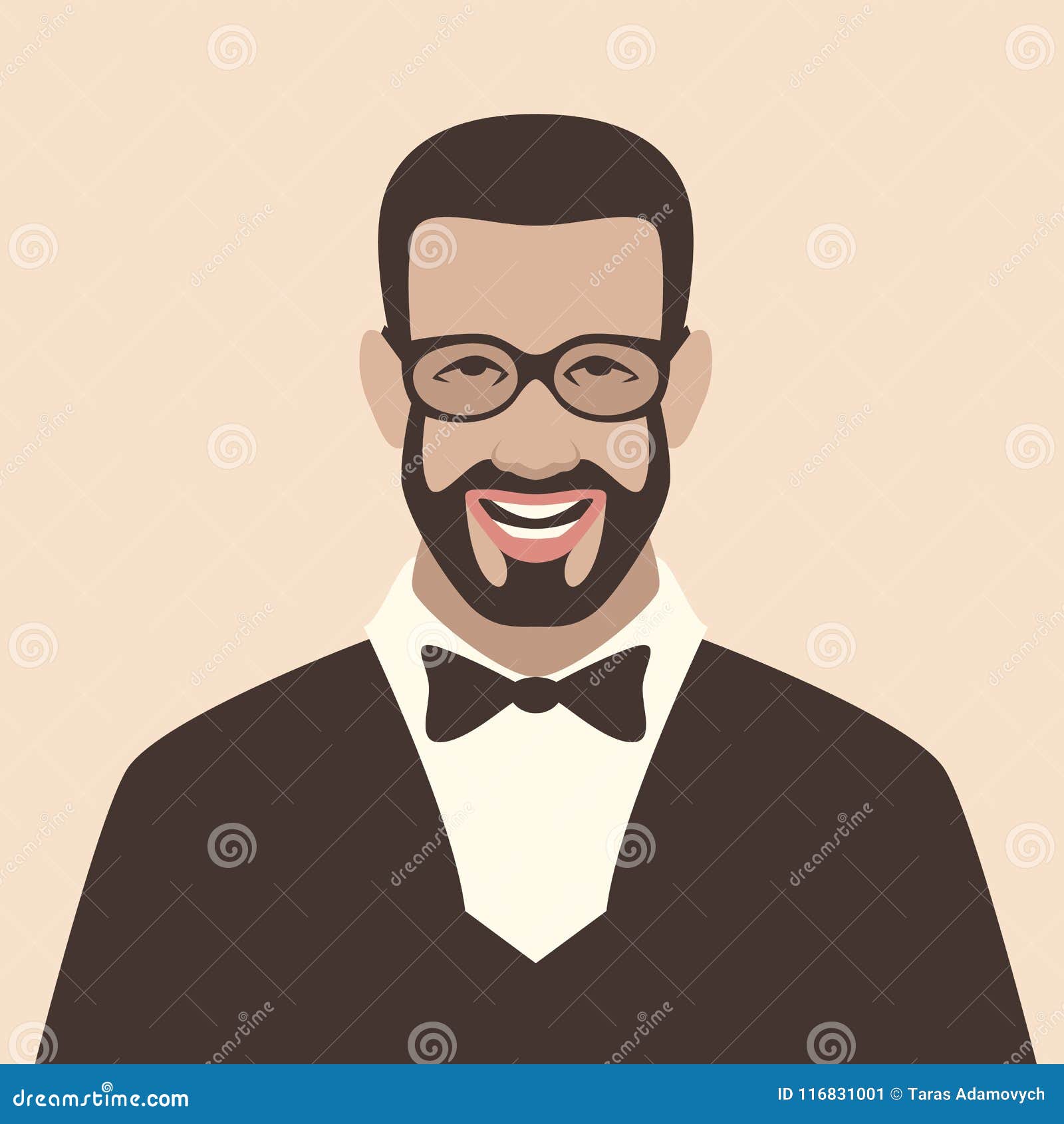 Human Head Smiling Face Avatars Vector Illustration Stock Vector ...