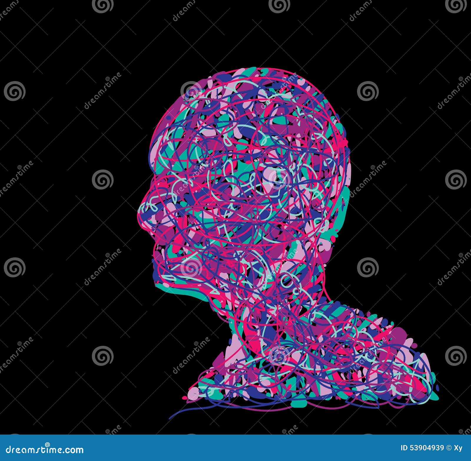 Psychosis Colorful Comment Symbol Stock Photography | CartoonDealer.com ...