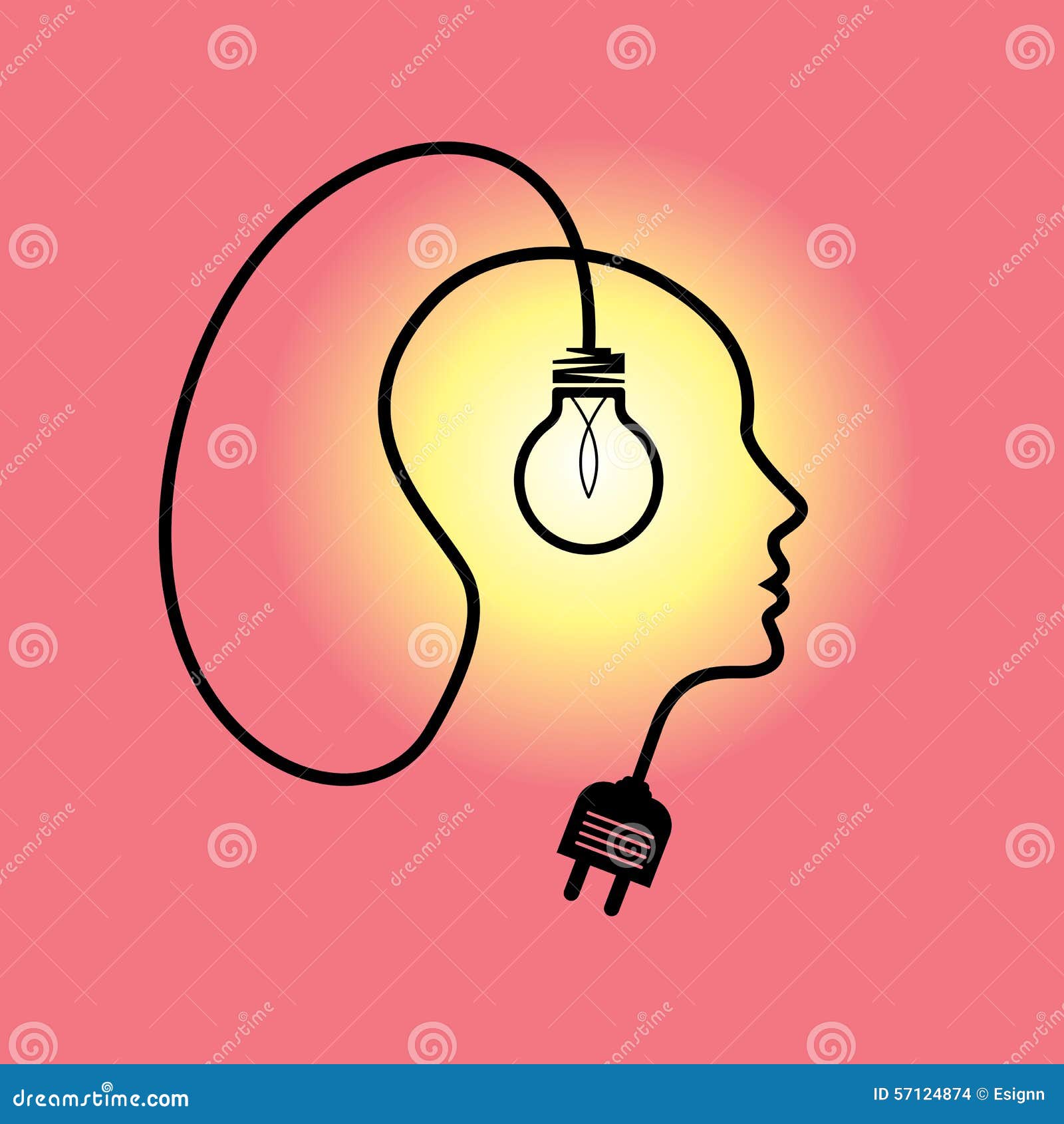 Two Human Heads Exchanging Values, Thoughts And Experiences. Heads With ...