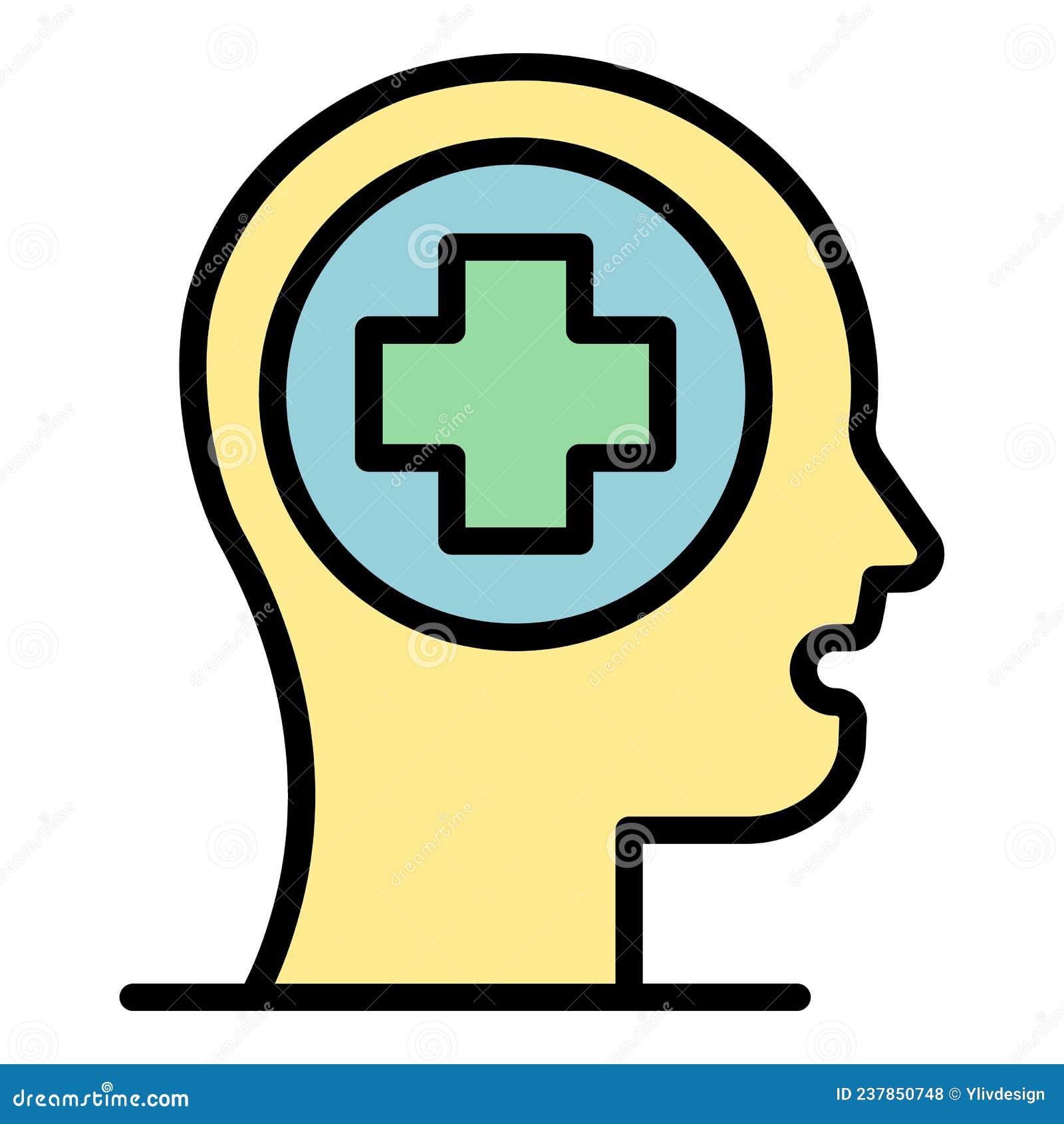 Human Health Icon Color Outline Vector Stock Vector - Illustration of ...