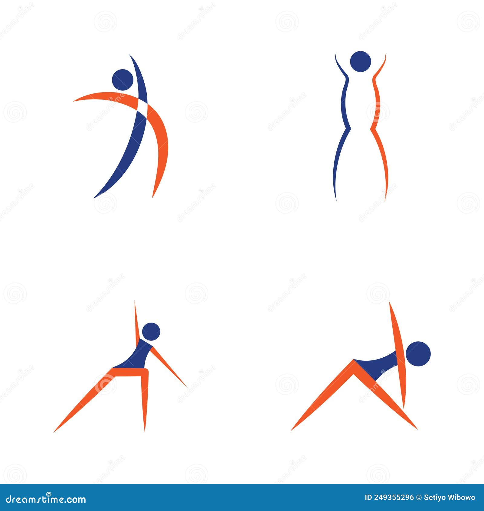 Human Healthy Life Logo Template Vector Icon Stock Vector ...