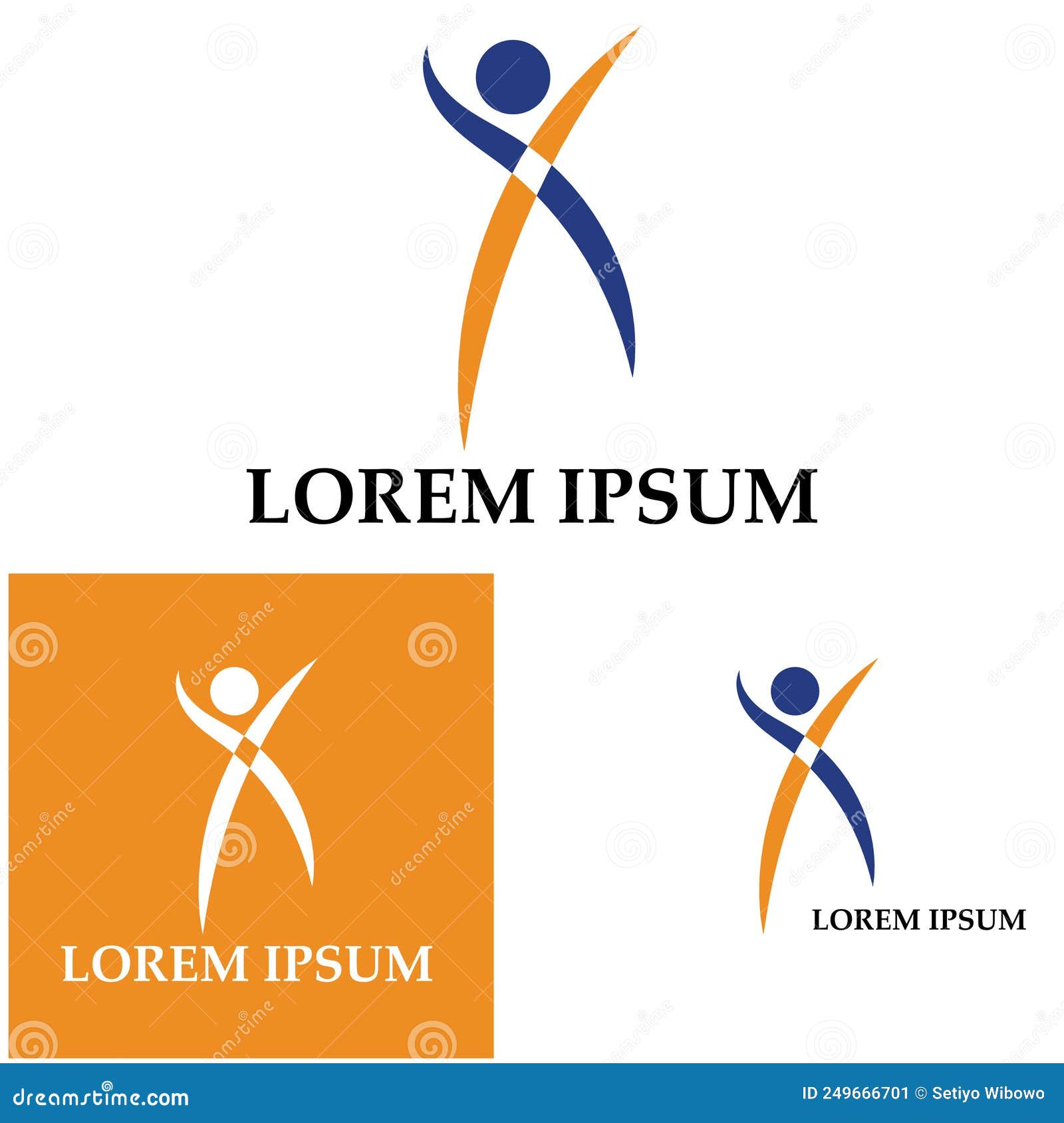 Human Healthy Life Logo Template Vector Icon Stock Vector ...