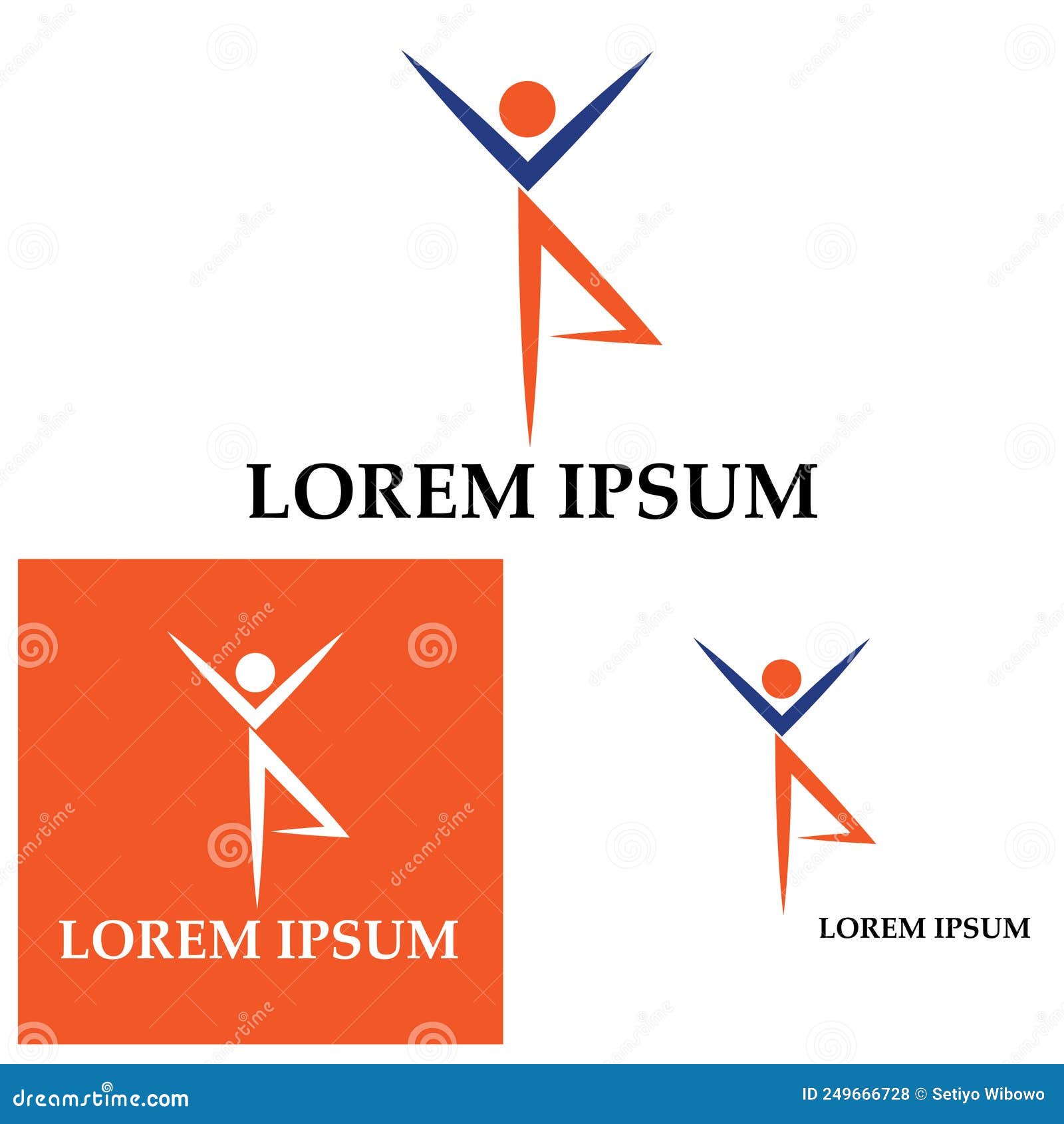 Human Healthy Life Logo Template Vector Icon Stock Vector ...