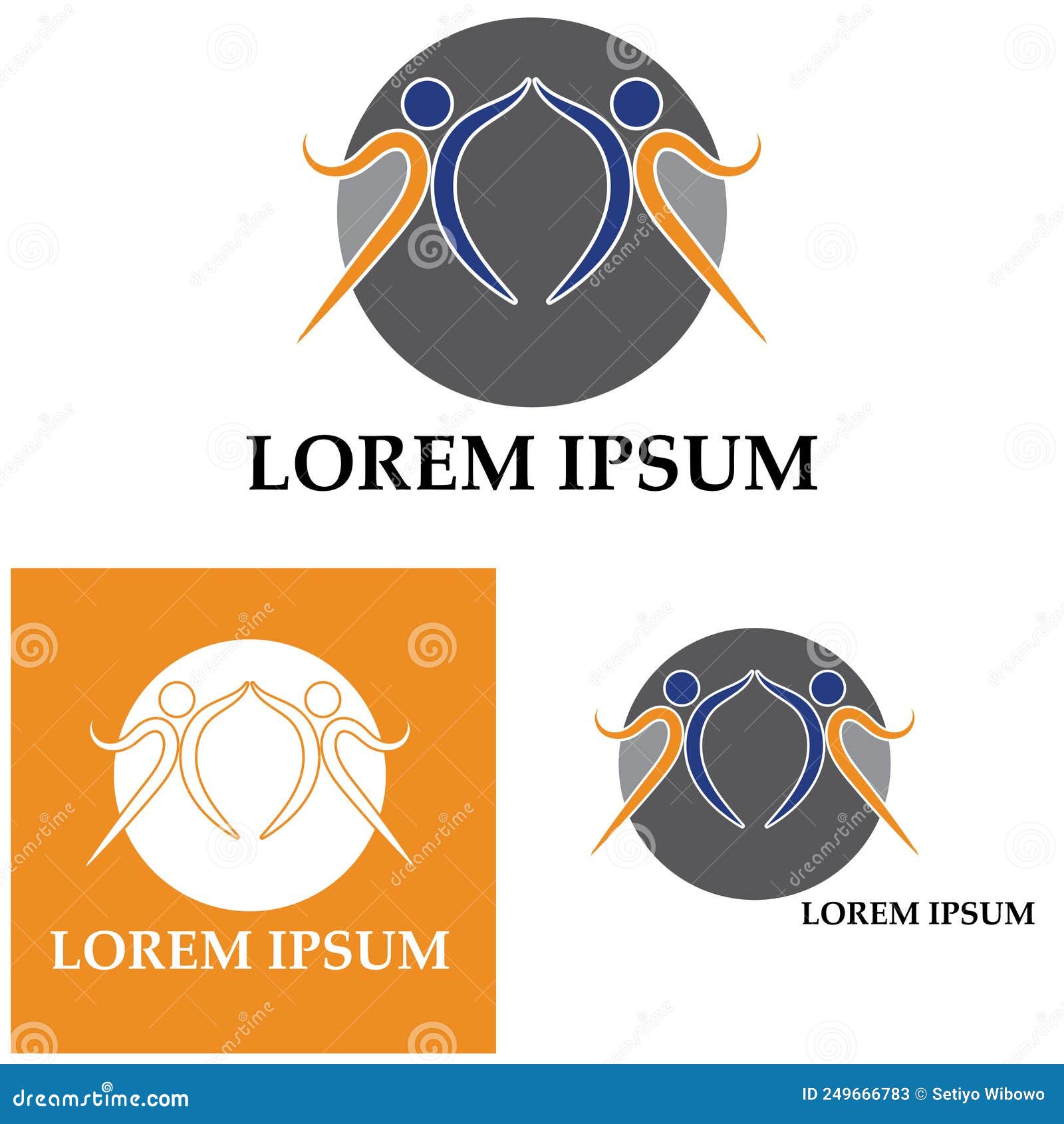 Human Healthy Life Logo Template Vector Icon Stock Vector ...