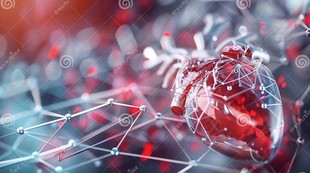 Human Heart, Coded Existence: a Human Heart, Interwoven with Binary ...