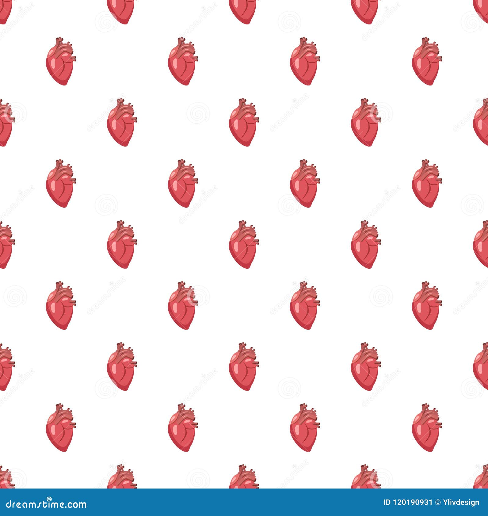 Human heart pattern stock vector. Illustration of geometric - 120190931