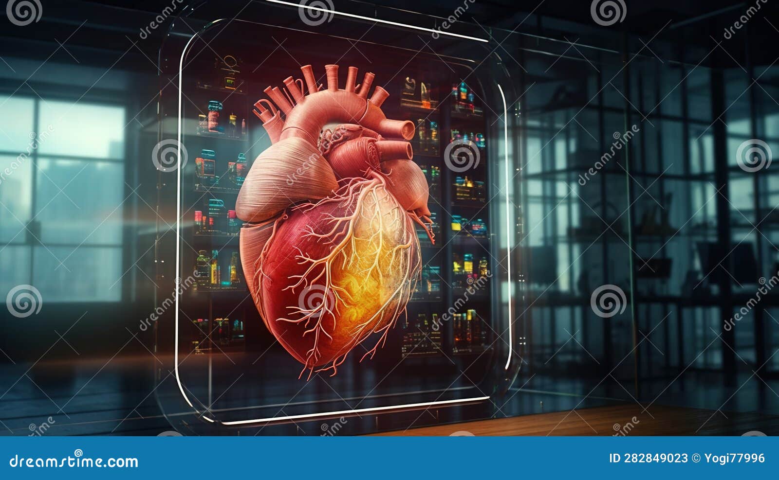 A Human Heart With The Visual Notes Representations,scientific Type Of ...