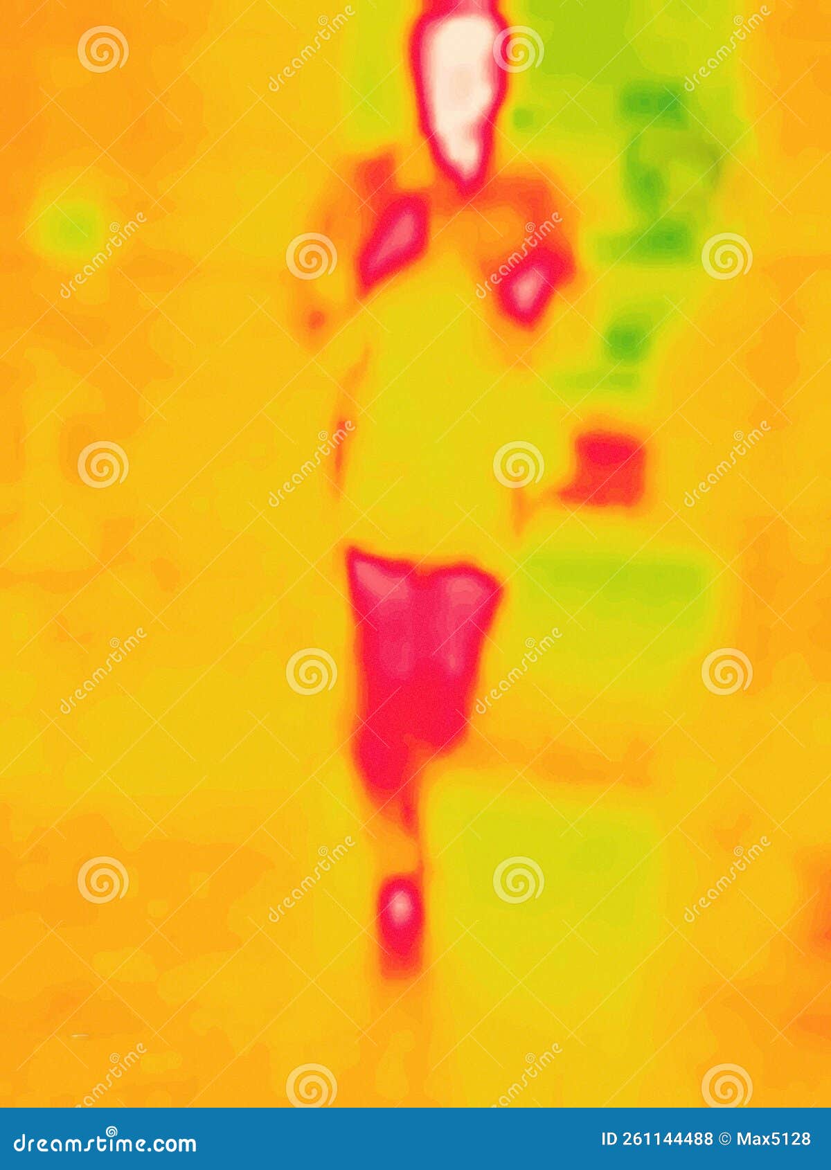Human heat map stock photo. Image of bright, buttocks - 261144488