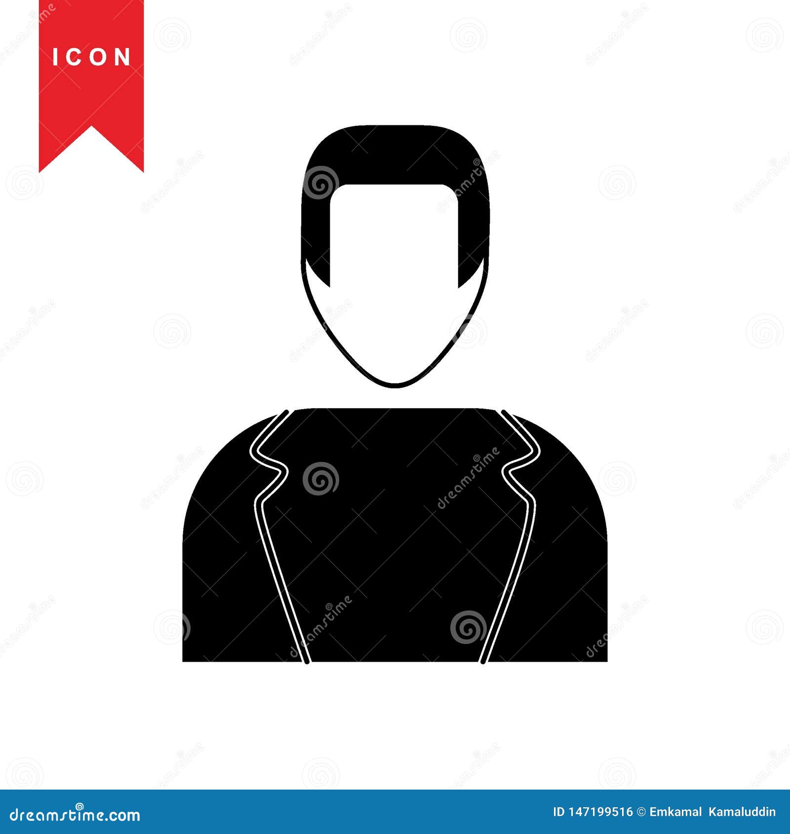 Human stock illustration. Illustration of blue, icon - 147199516