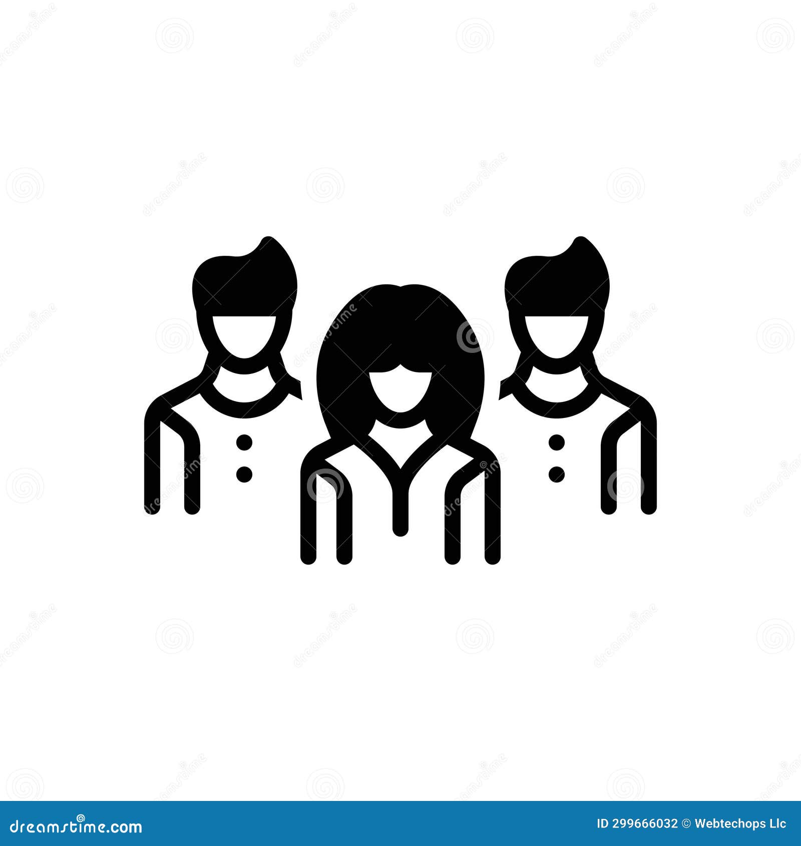 Staff User Visitors Rotation Icon, Return Loyalty Customers Vector ...