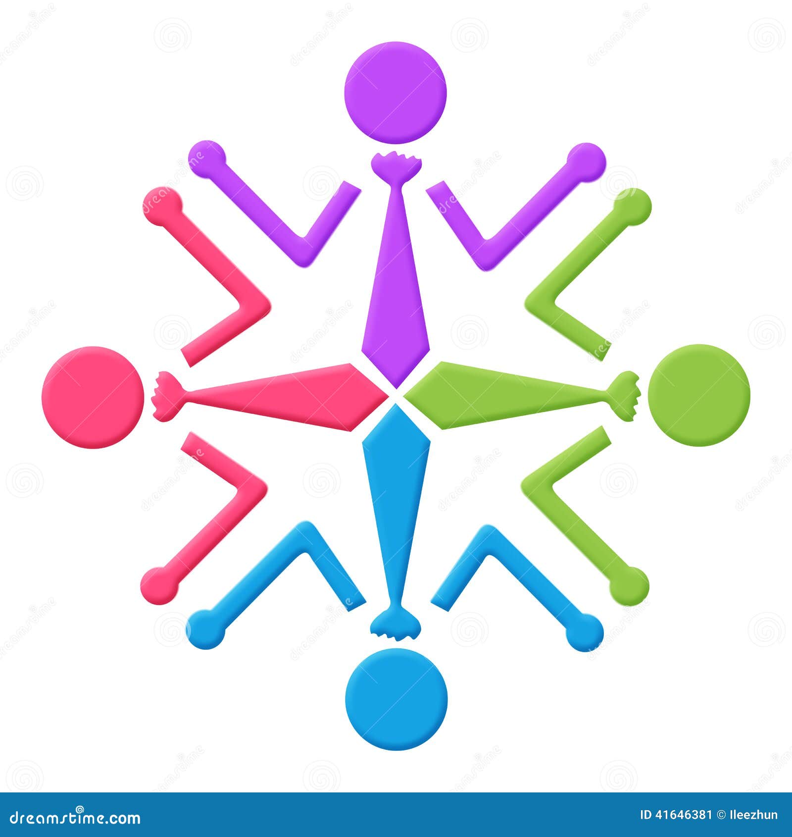Human Icon Circular stock illustration. Illustration of unity - 41646381