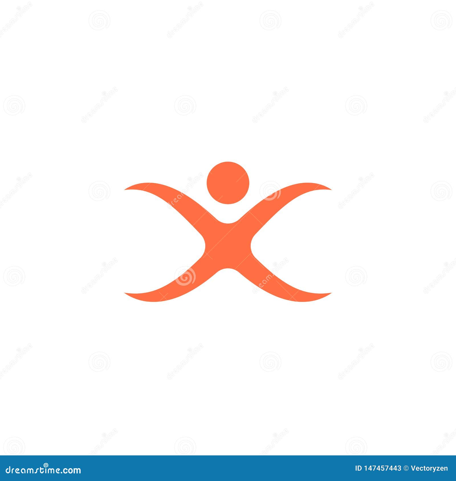 Human Icon Logo Design Template Vector Illustration Stock Vector ...