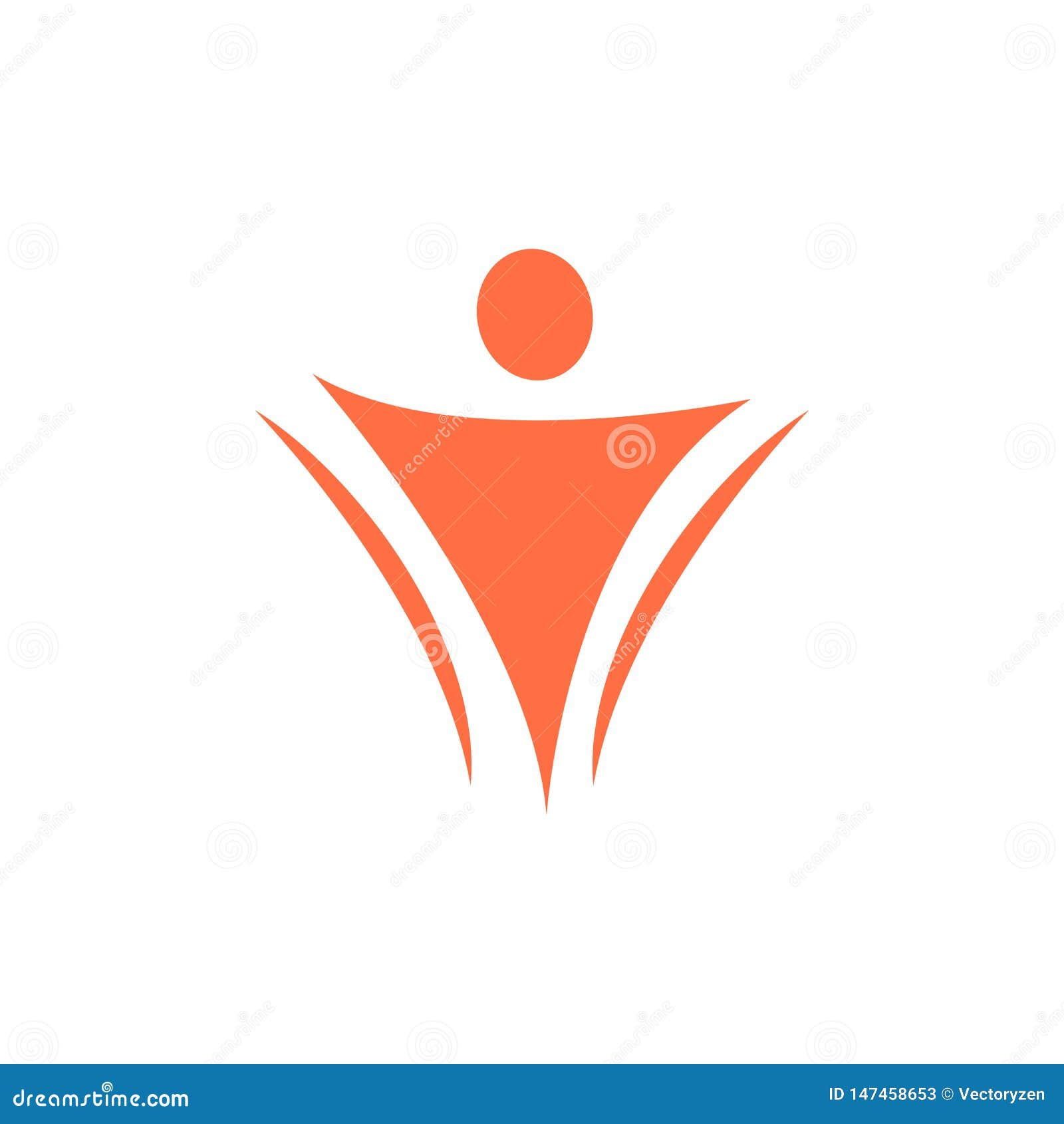 Human Icon Logo Design Template Vector Illustration Stock Vector ...