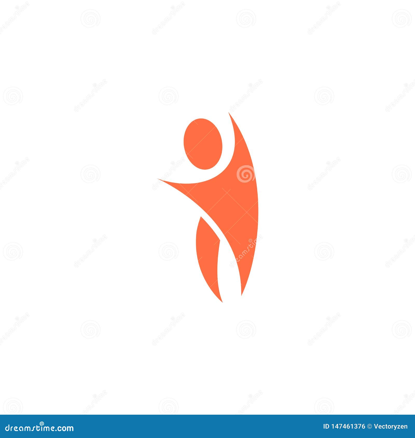 Human Icon Logo Design Template Vector Illustration Stock Vector ...