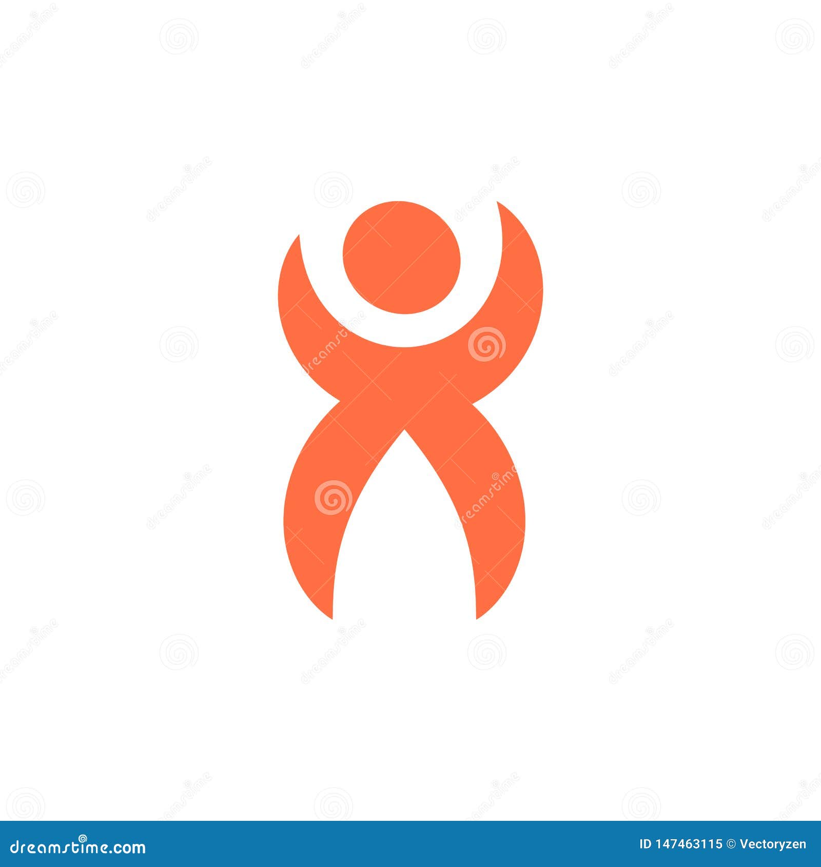 Human Icon Logo Design Template Vector Illustration Stock Vector ...